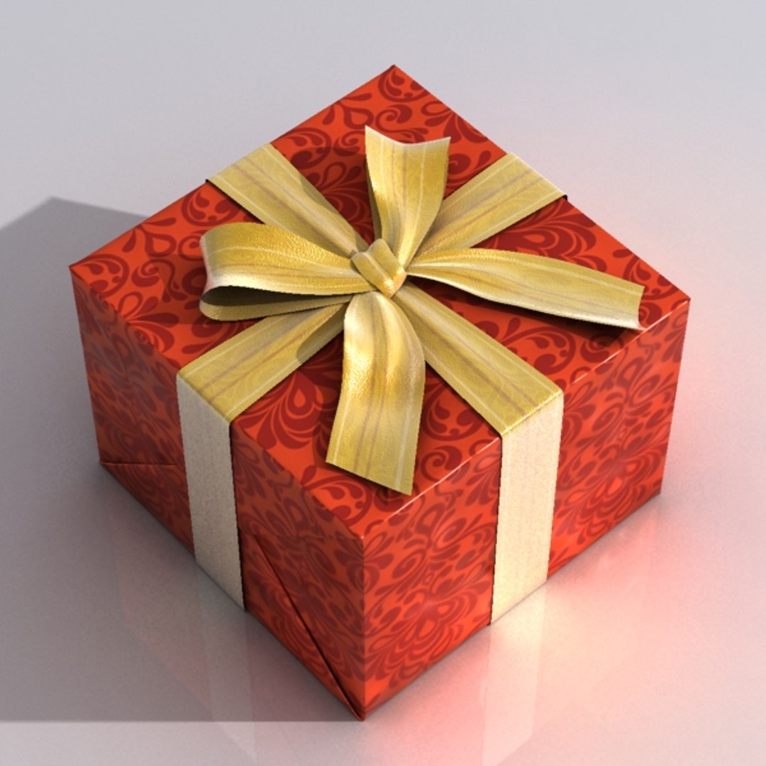 Present Box 3d Model