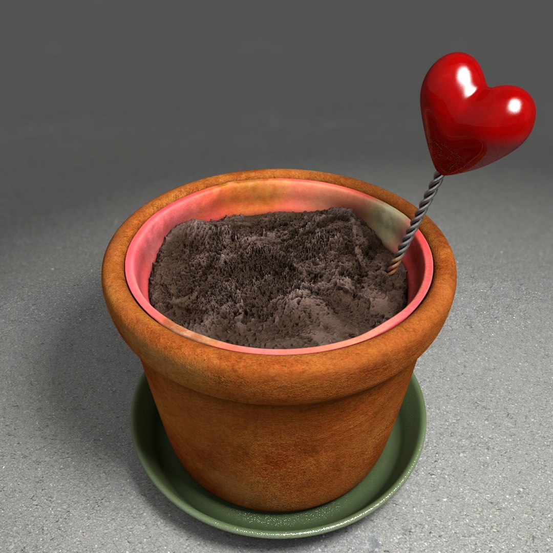 Soil Pot 3d Obj