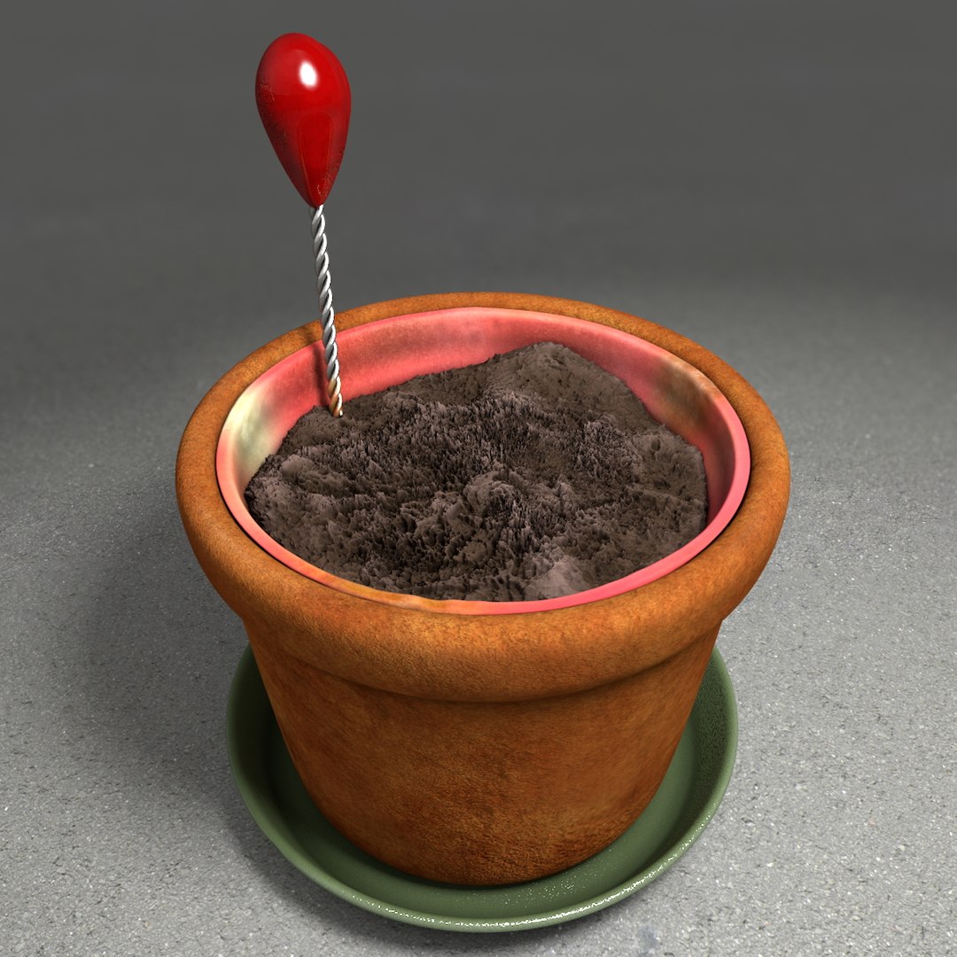 Soil Pot 3d Obj