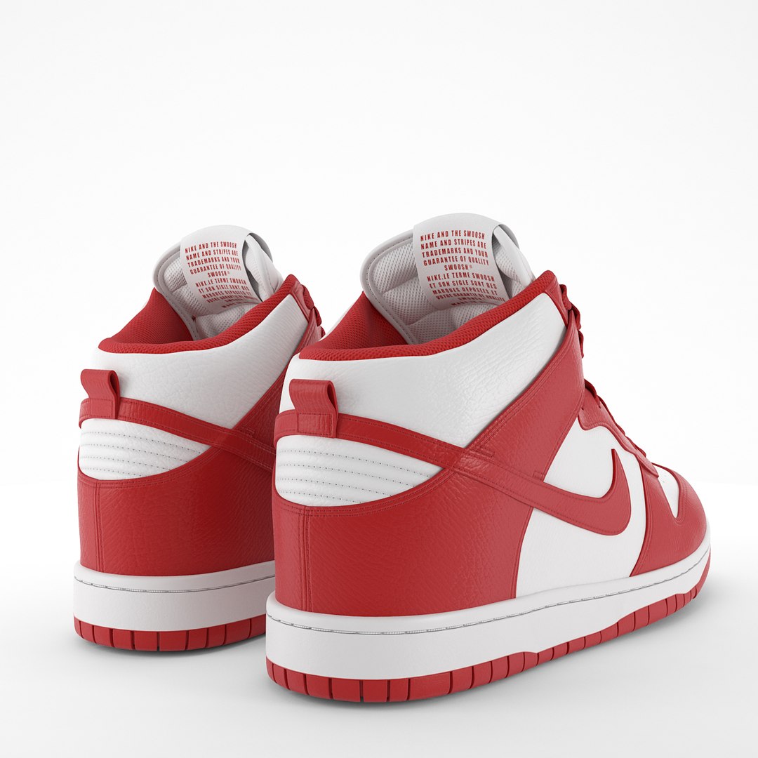 Nike Dunk Shoes Pbr 3D Model - TurboSquid 1545920