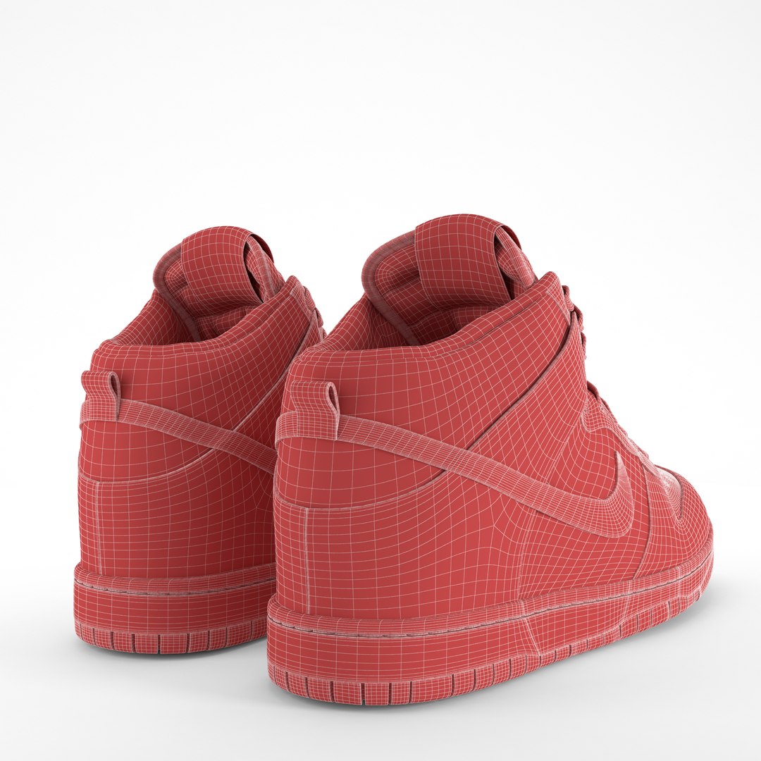 Nike Dunk Shoes Pbr 3D Model - TurboSquid 1545920