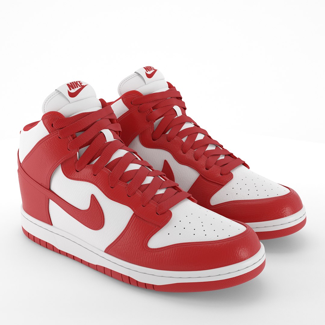 Nike Dunk Shoes Pbr 3D Model - TurboSquid 1545920