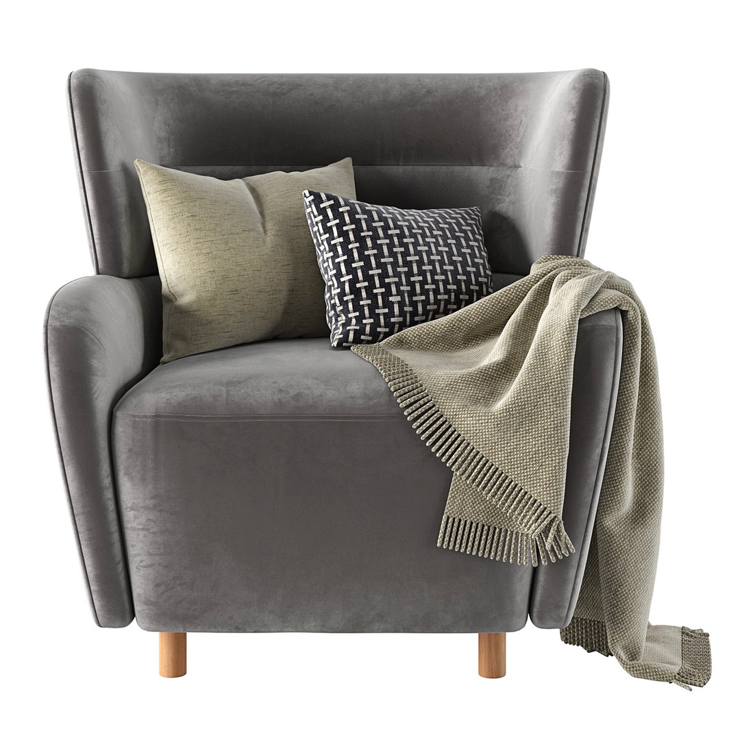 3D Audril Armchair Model - TurboSquid 2233624