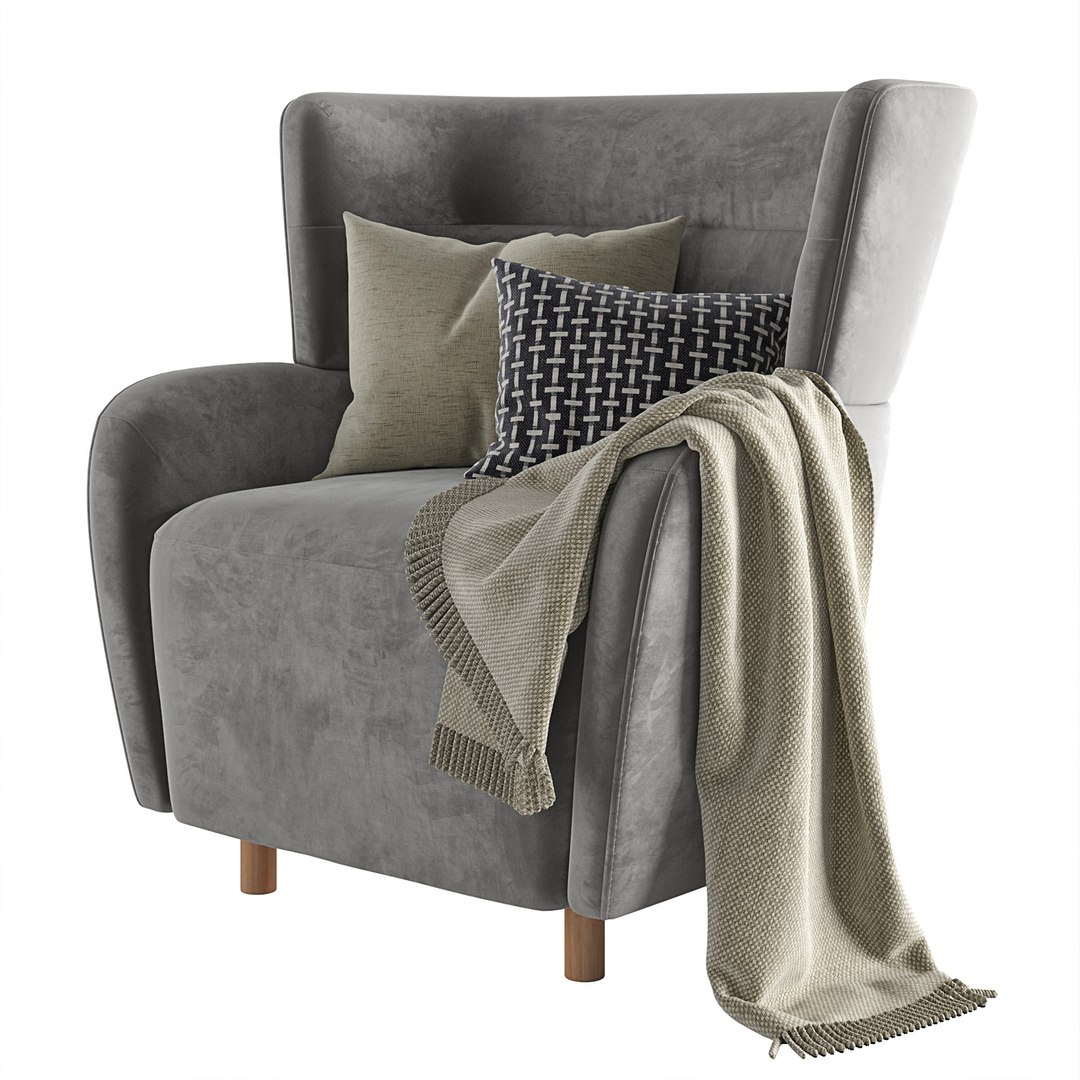 3D Audril Armchair Model - TurboSquid 2233624