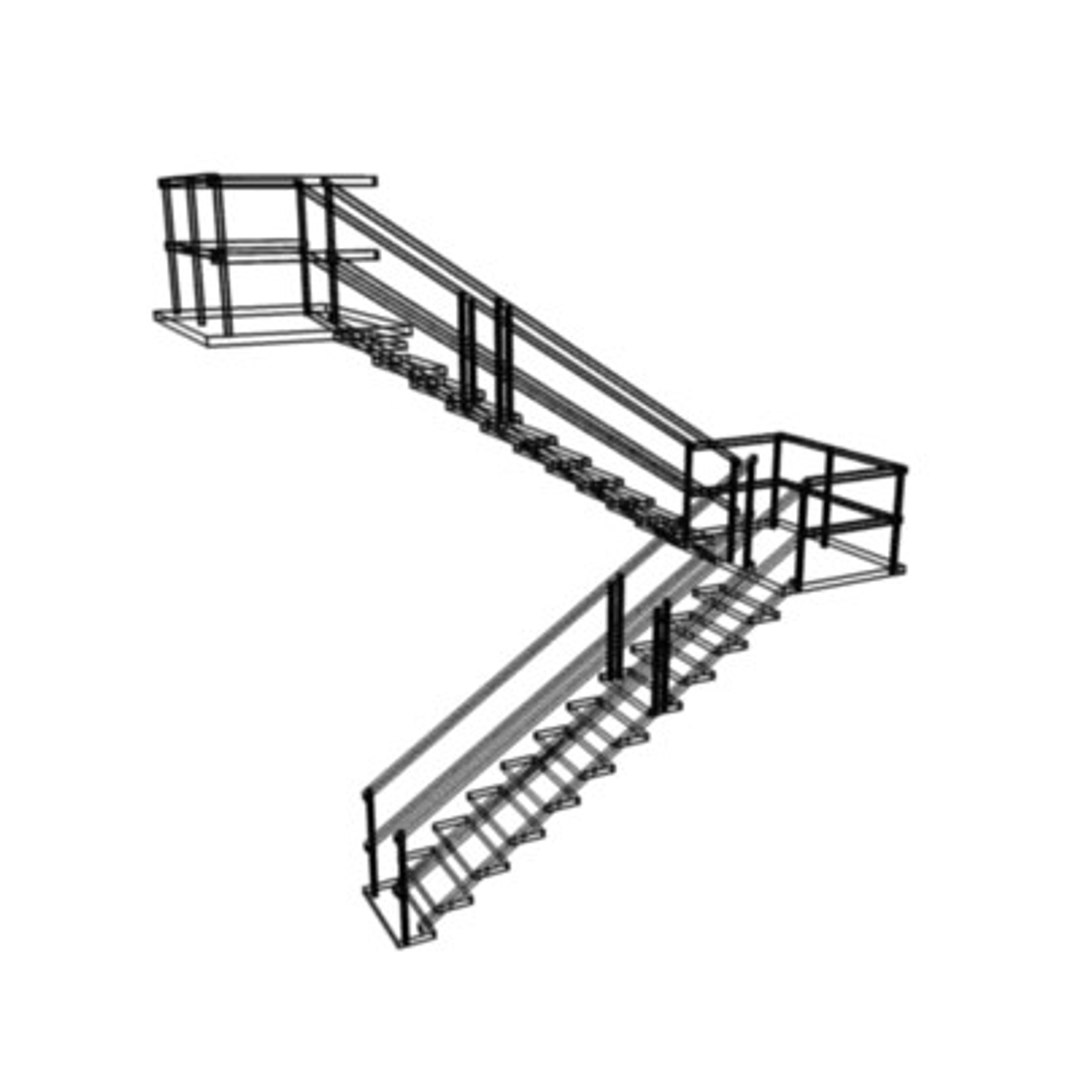 3ds Max Stairs