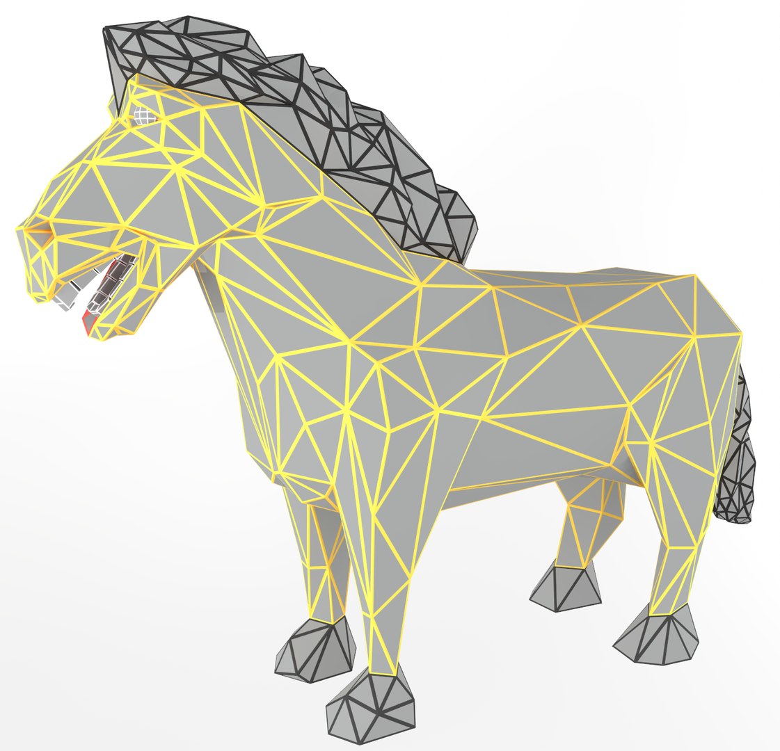 Sculptris Horse 3d Model