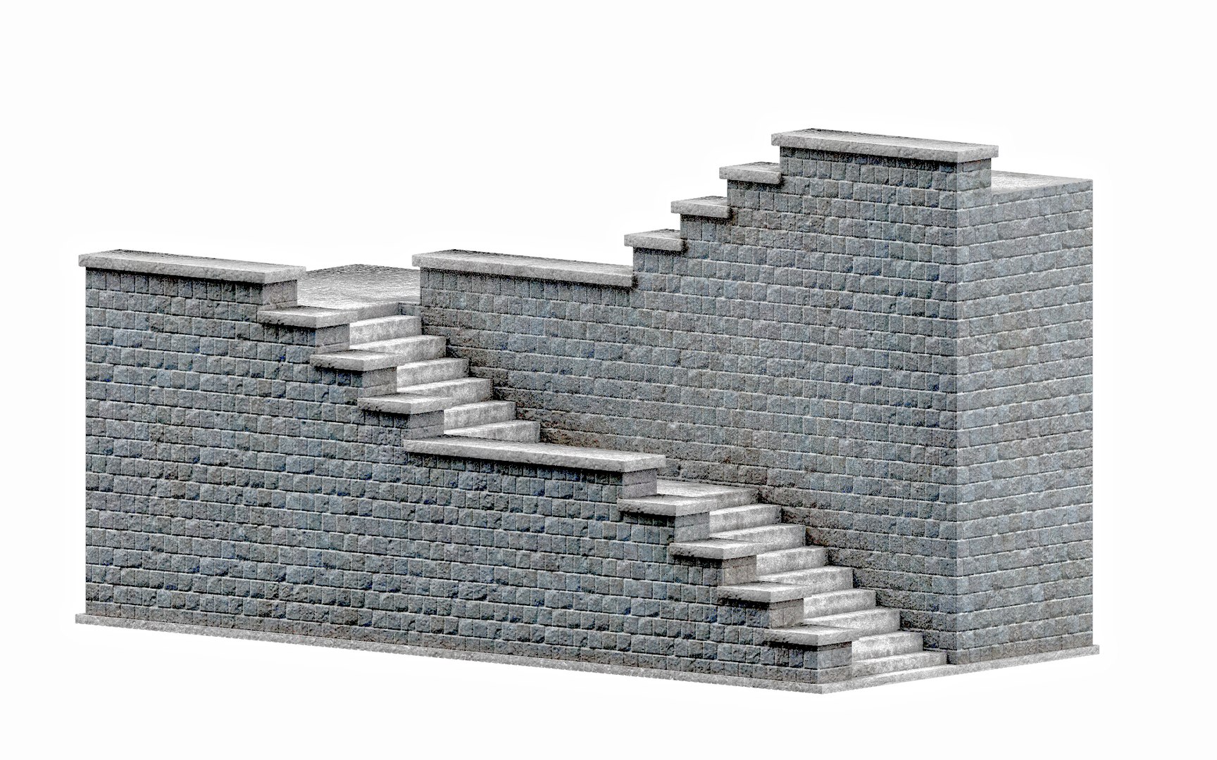 3D model stone stairs - TurboSquid 1543540