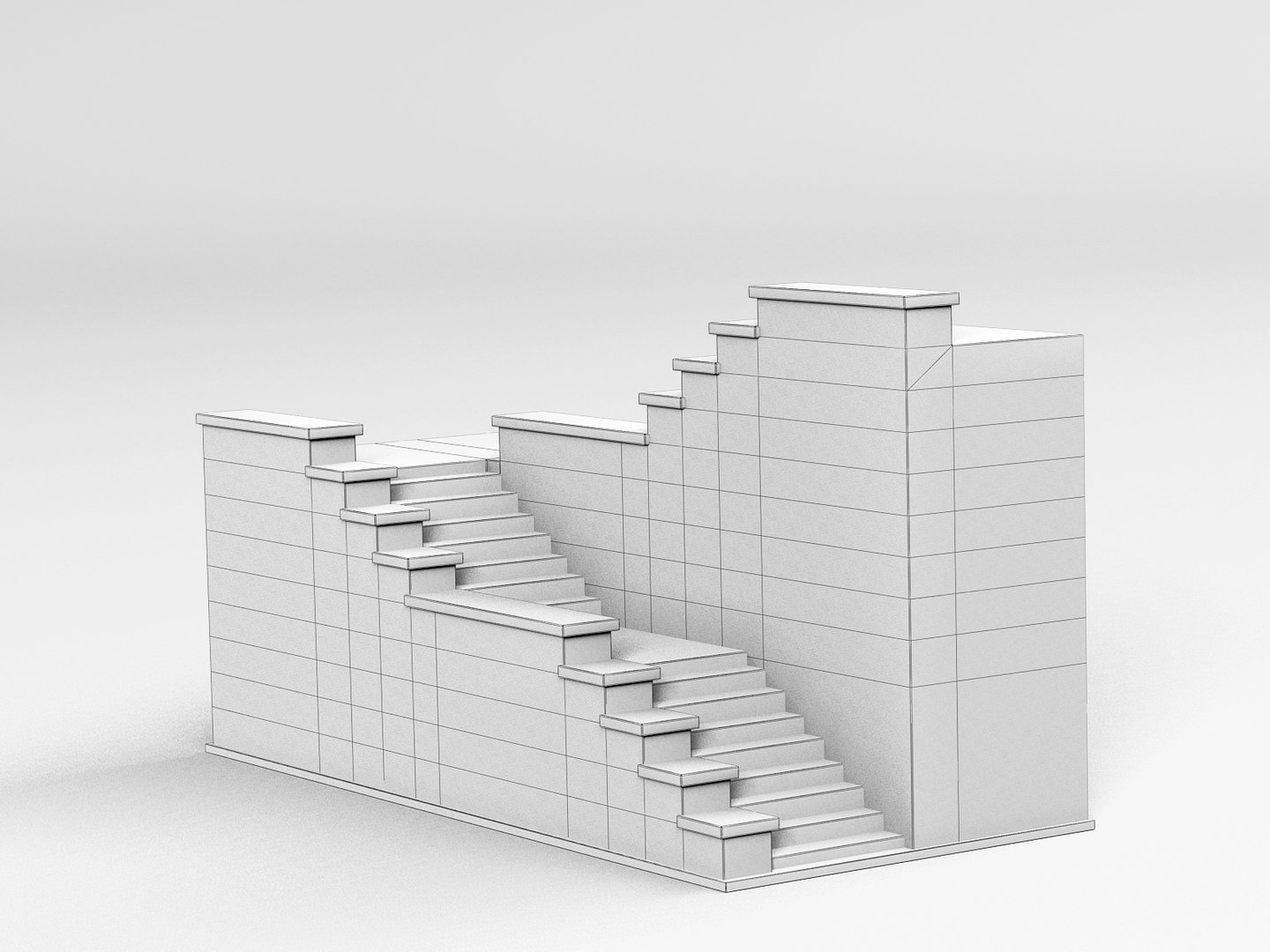 3D model stone stairs - TurboSquid 1543540