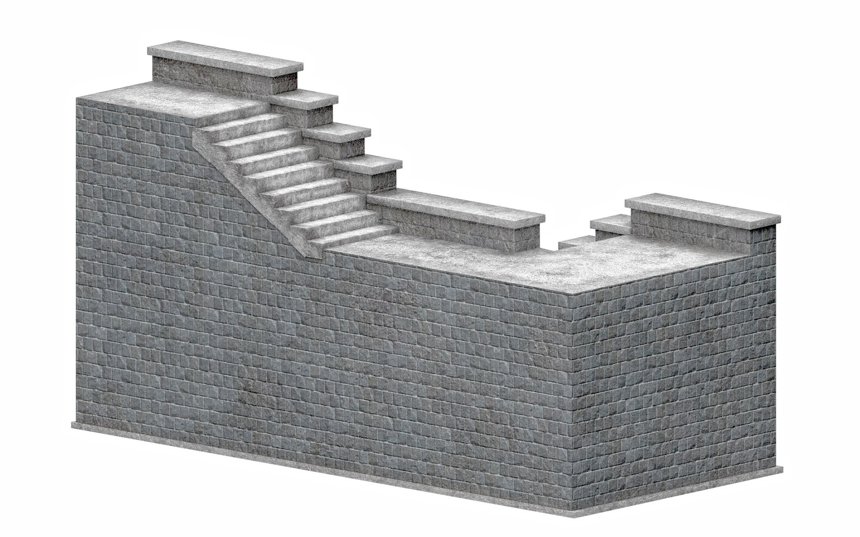 3D model stone stairs - TurboSquid 1543540