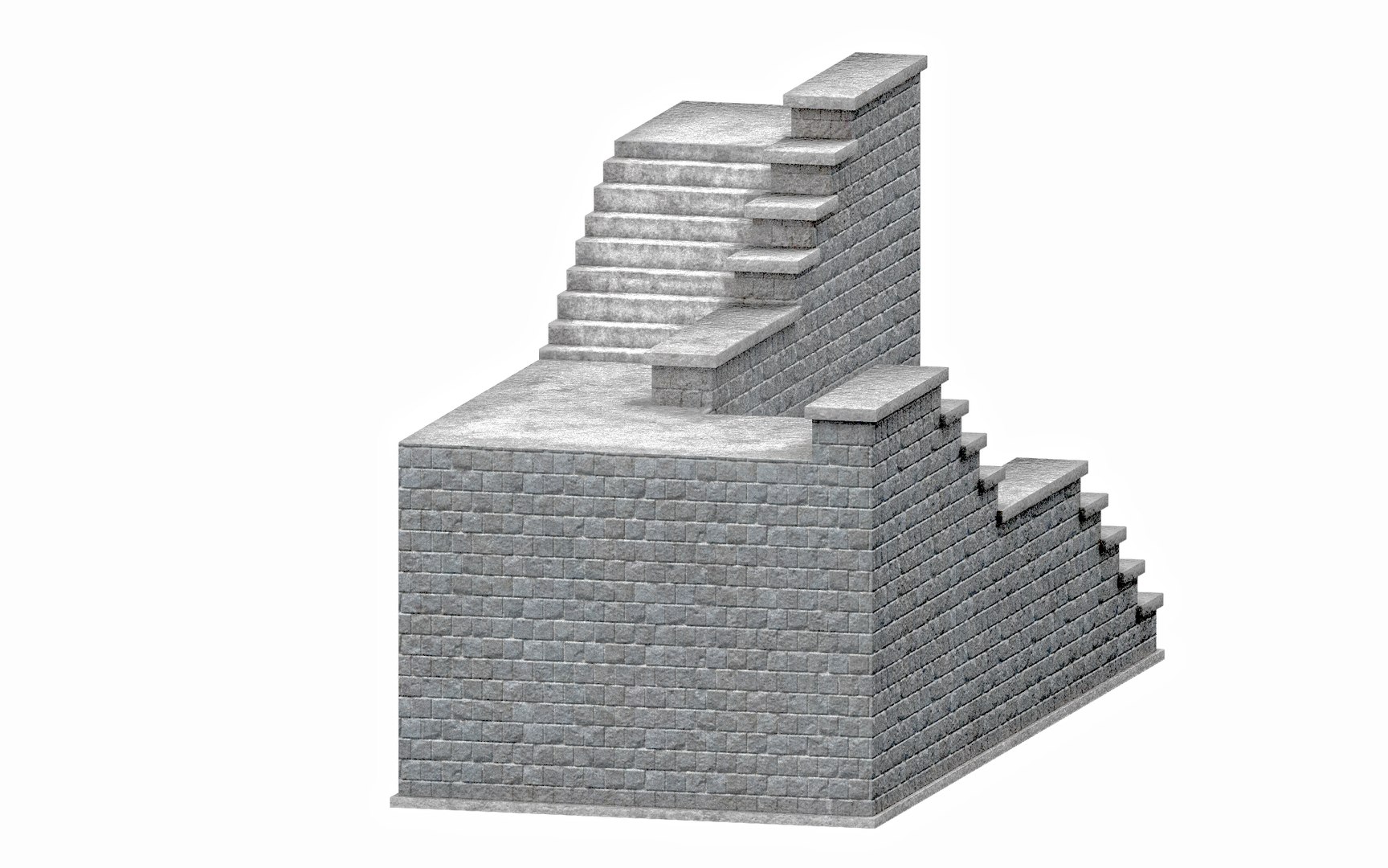 3D model stone stairs - TurboSquid 1543540