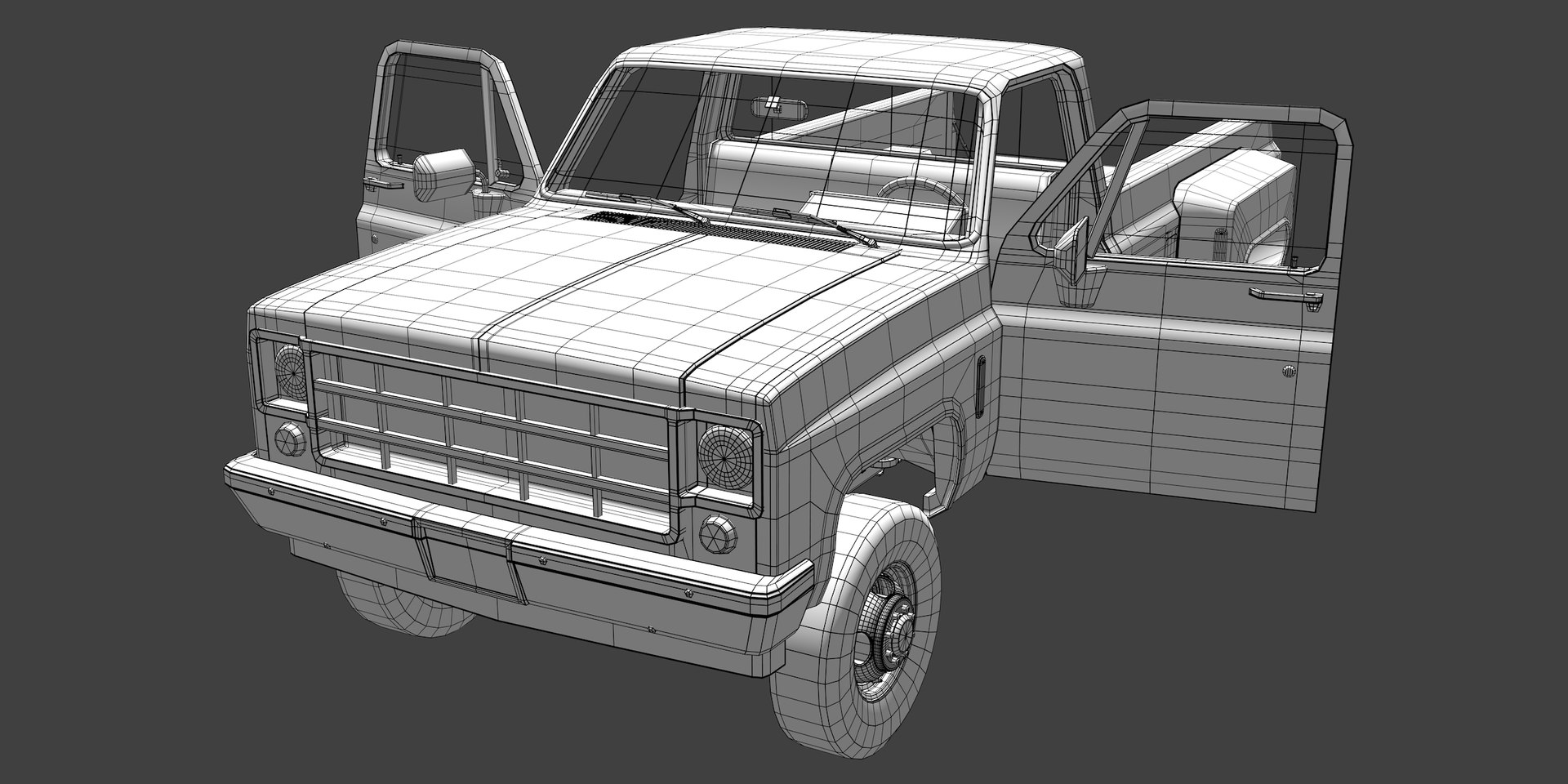 Pick-up 3 3D Model - TurboSquid 1538405