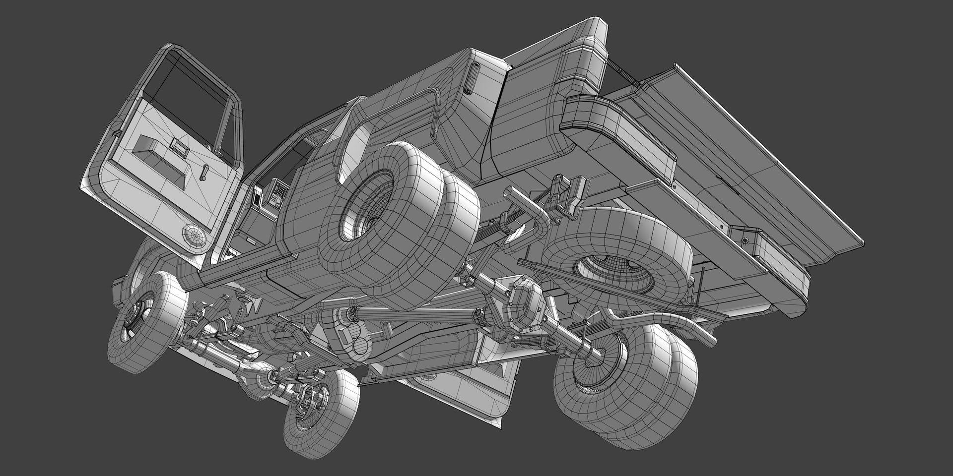 Pick-up 3 3D Model - TurboSquid 1538405