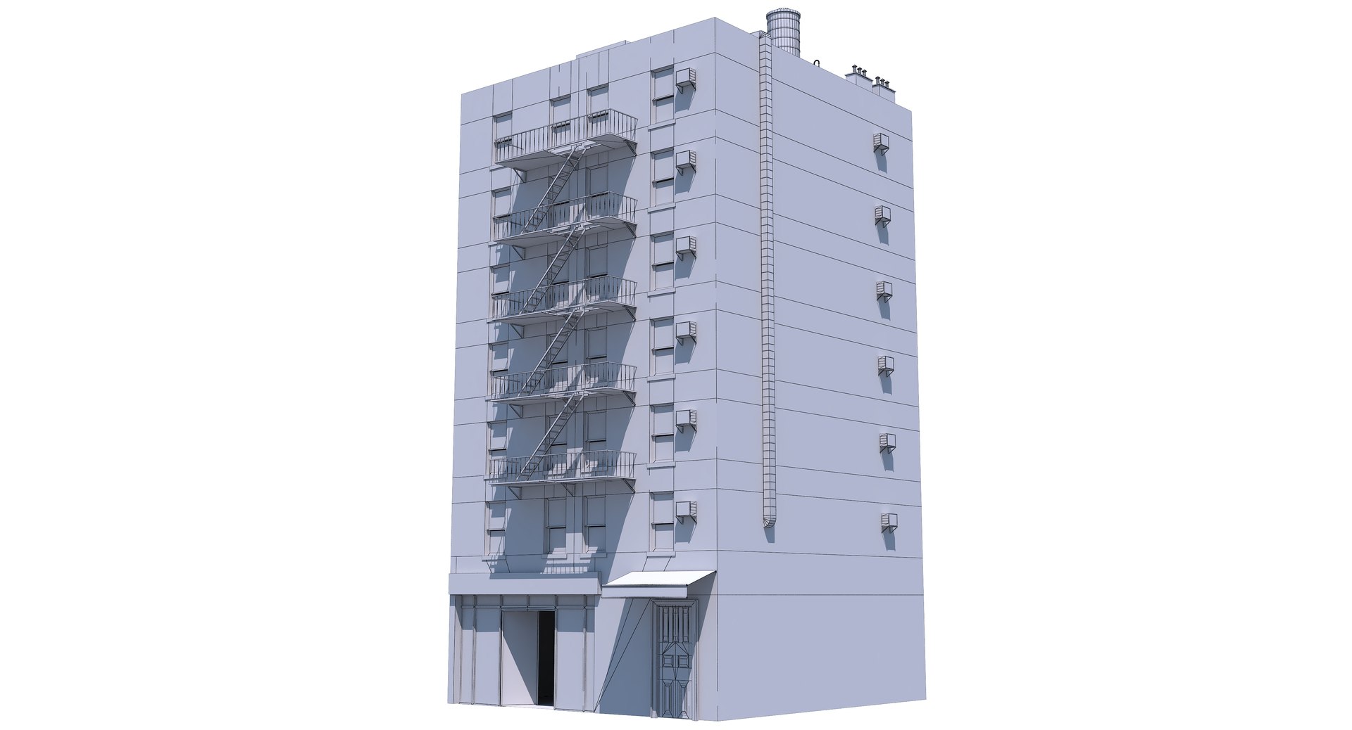 Building Architecture Structure 3D Model - TurboSquid 1358774