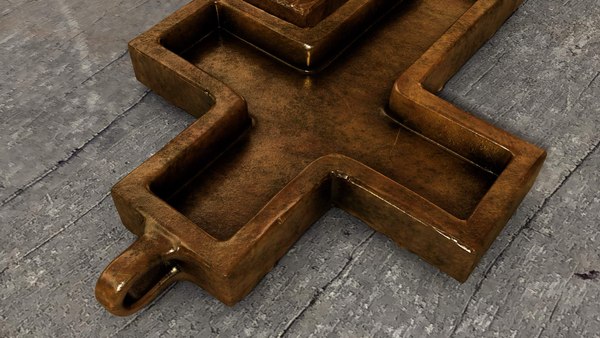 Free 3D cross metal tag - TurboSquid 1472235