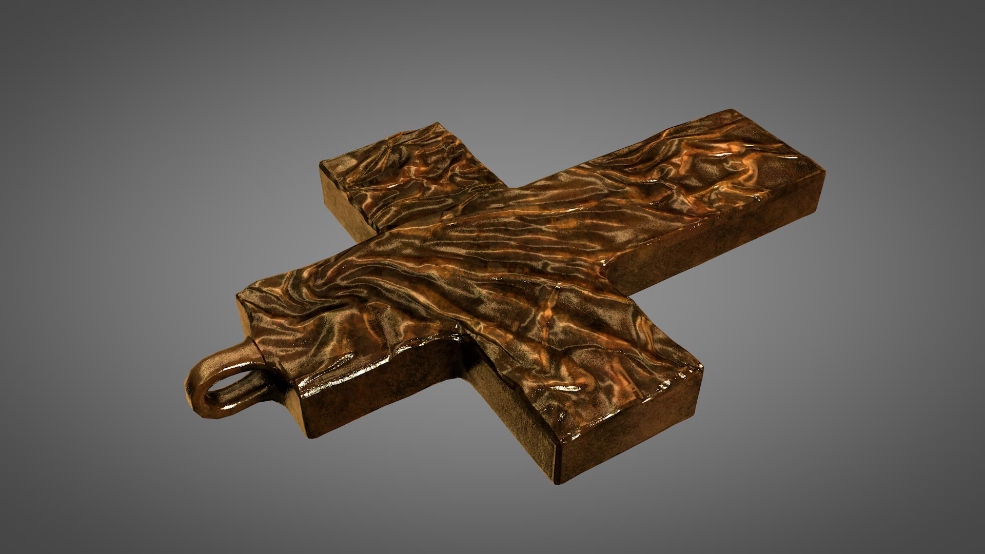 Free 3D Cross Metal Tag - TurboSquid 1472235