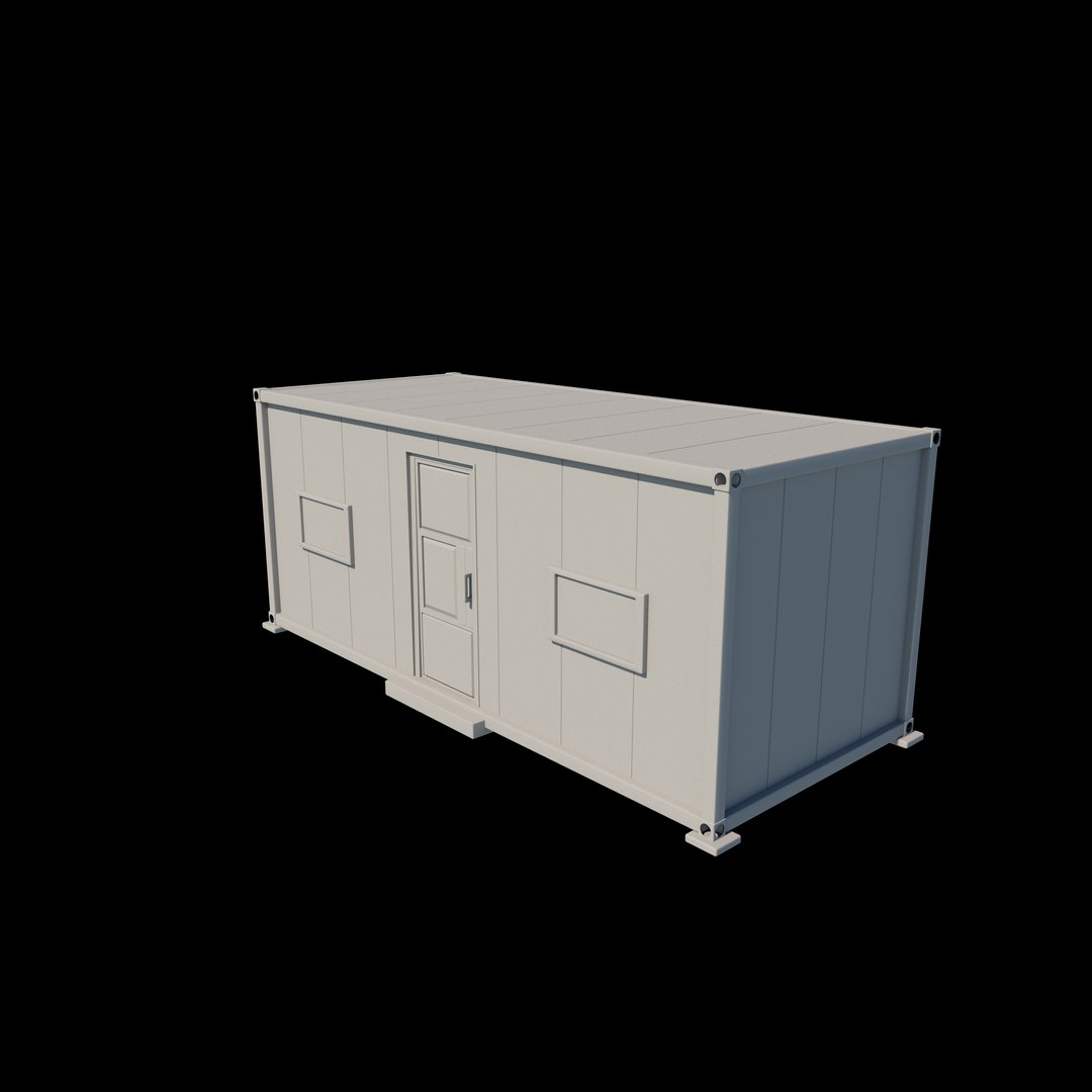 Container House 3D Model Model - TurboSquid 2398849