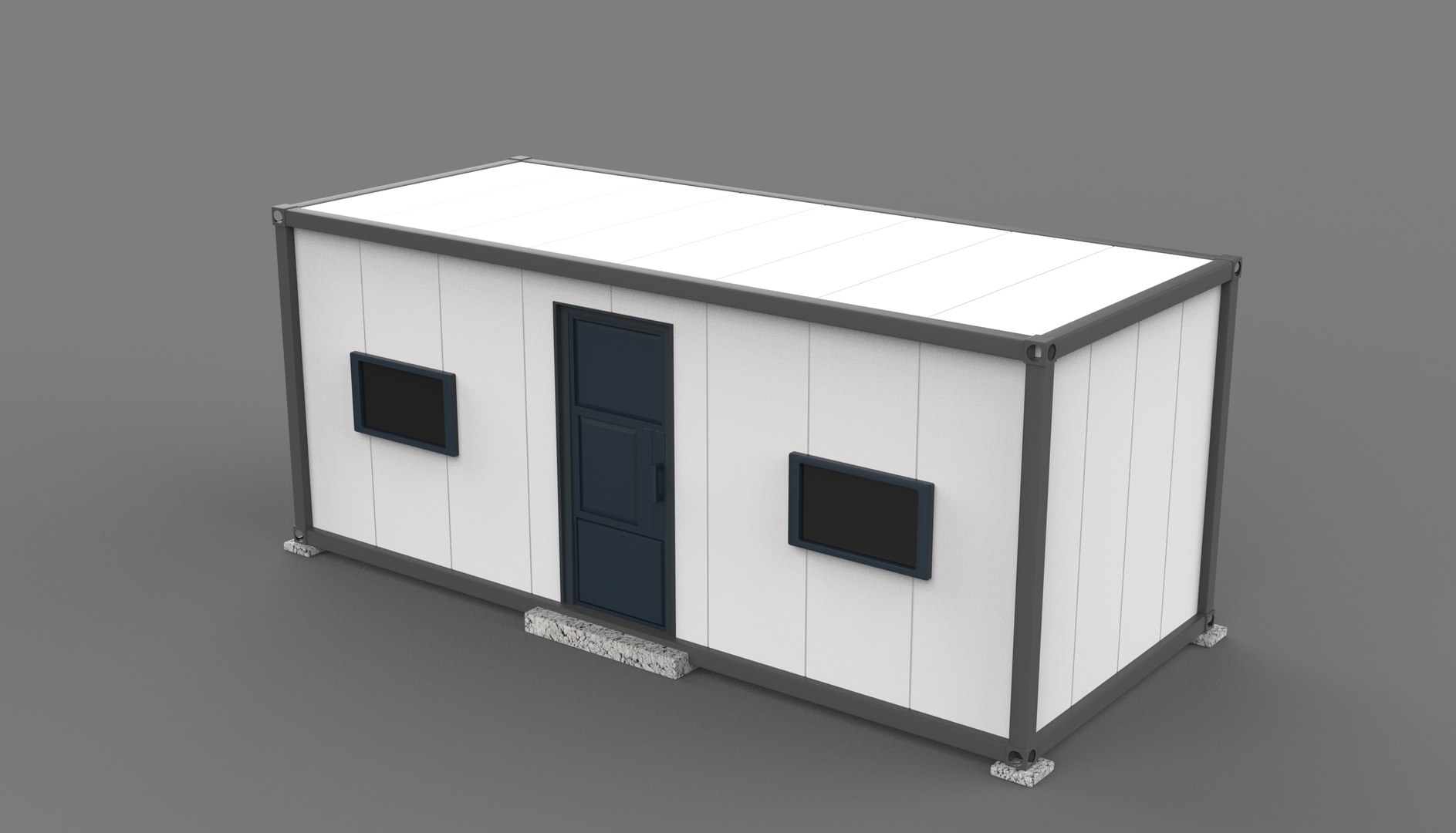 Container House 3D Model Model - TurboSquid 2398849
