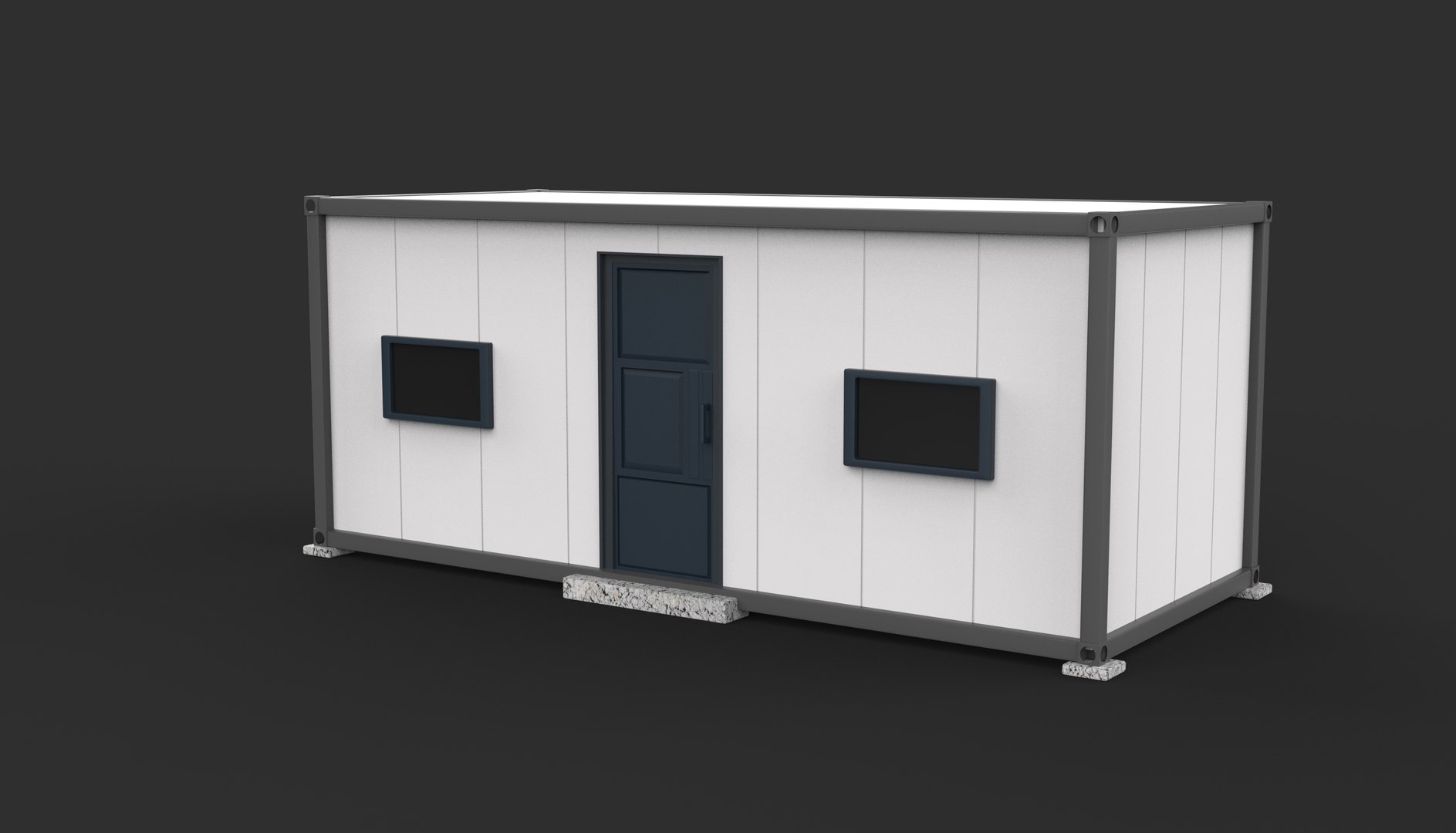 Container House 3D Model Model - TurboSquid 2398849