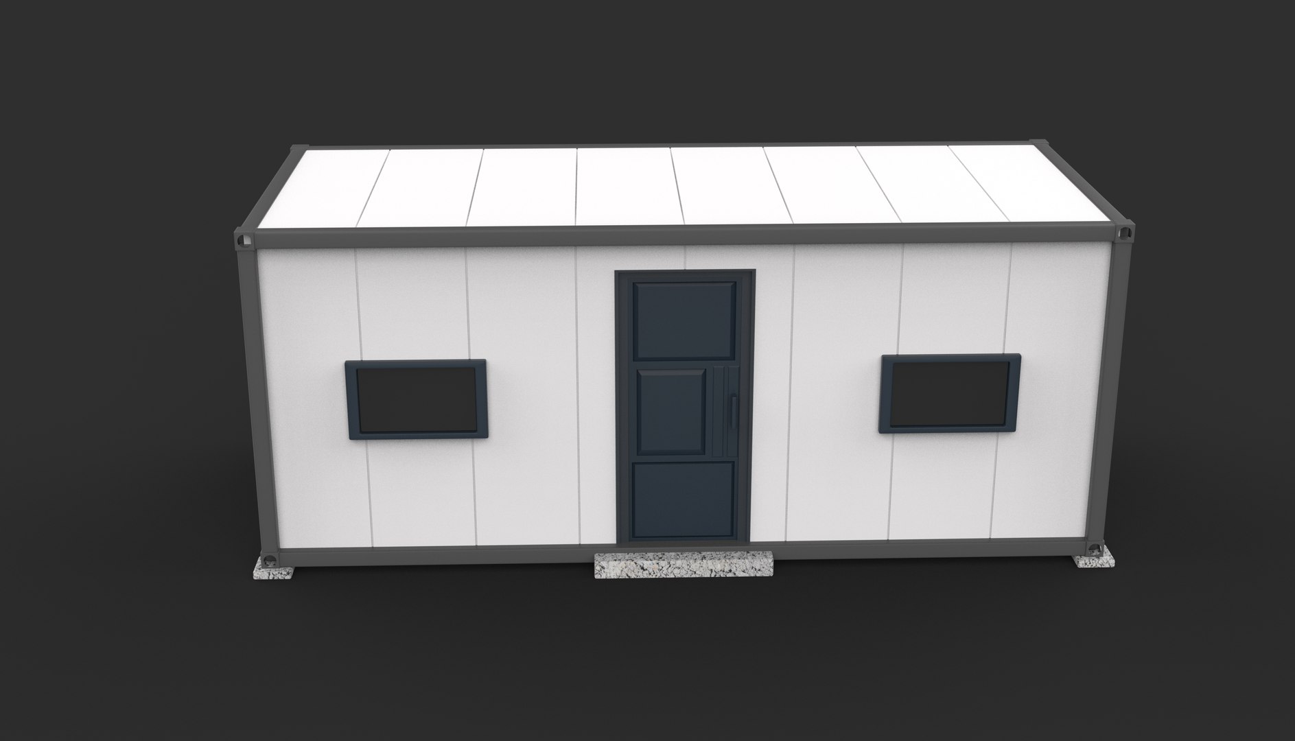 Container House 3D Model Model - TurboSquid 2398849