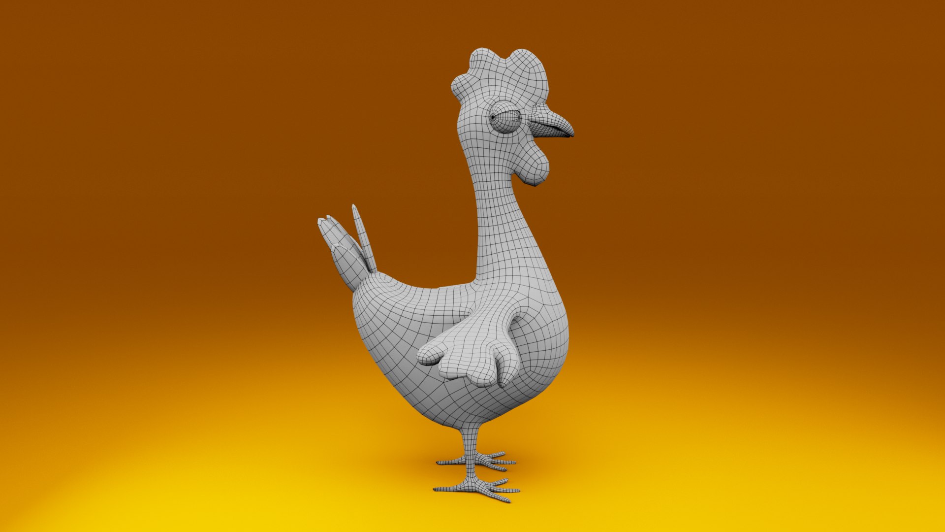 Stylized Cartoon Chicken 3D Model 3D Model - TurboSquid 2204491