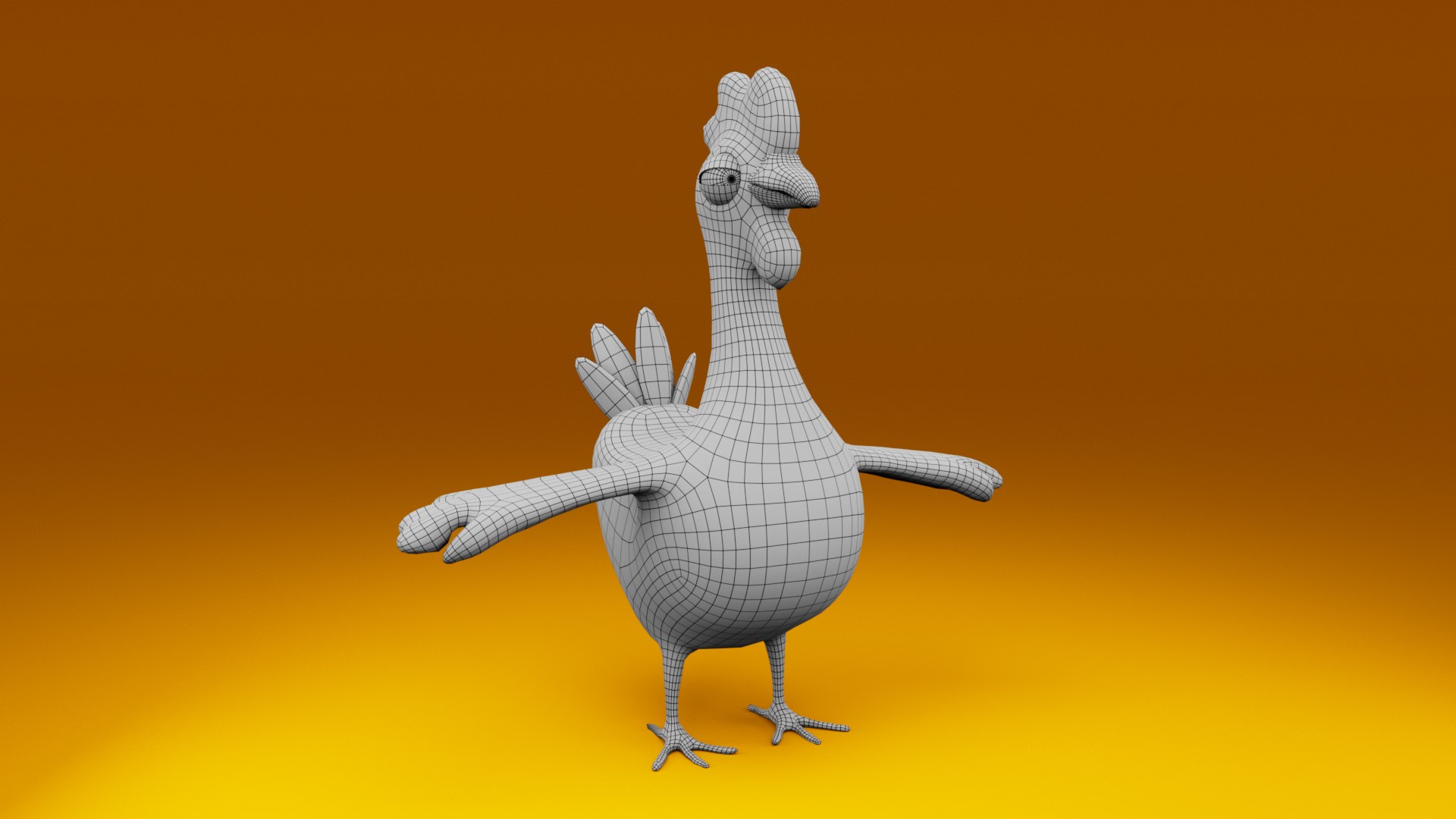 Stylized Cartoon Chicken 3D Model 3D Model - TurboSquid 2204491