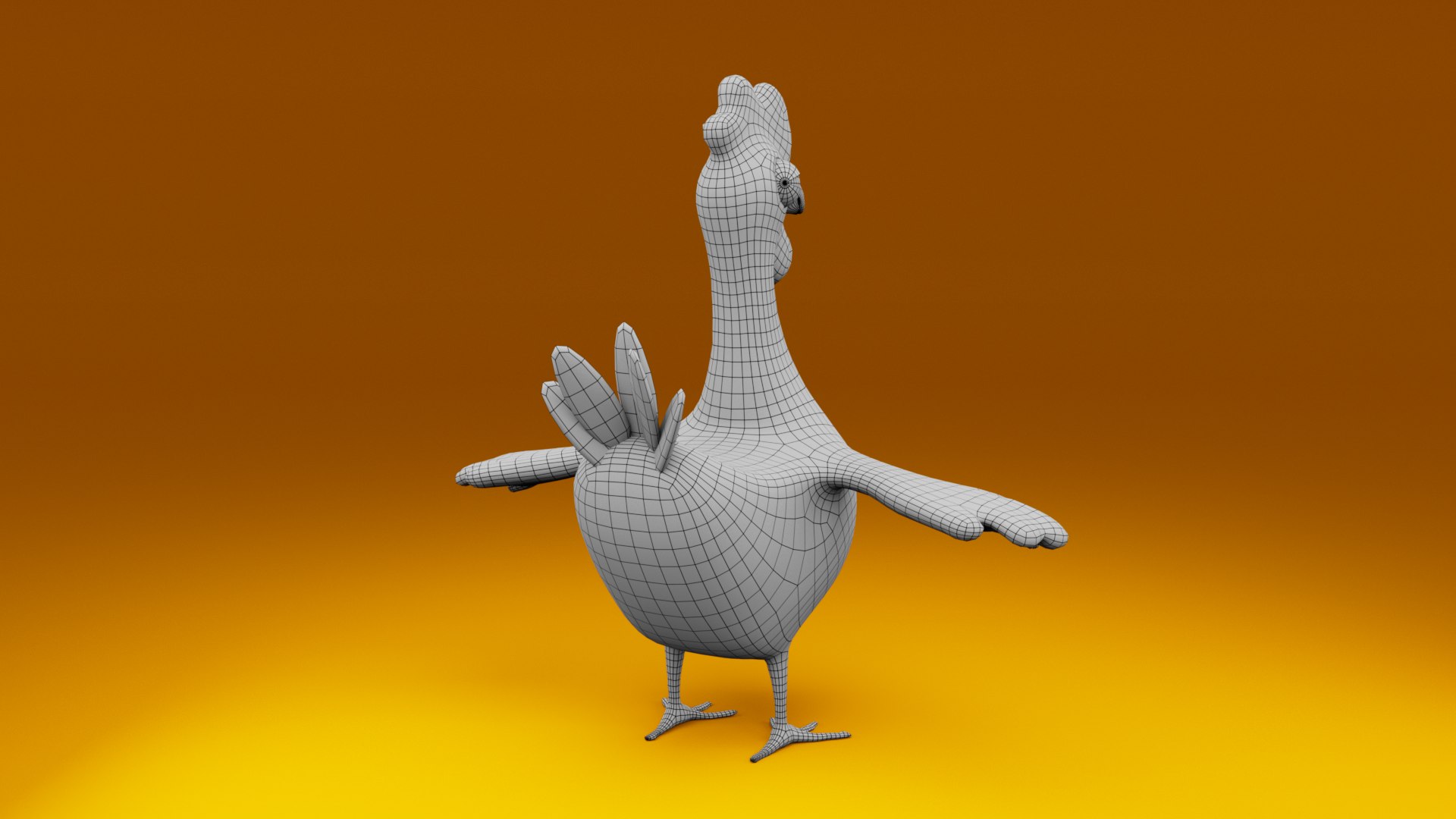 Stylized Cartoon Chicken 3D Model 3D Model - TurboSquid 2204491