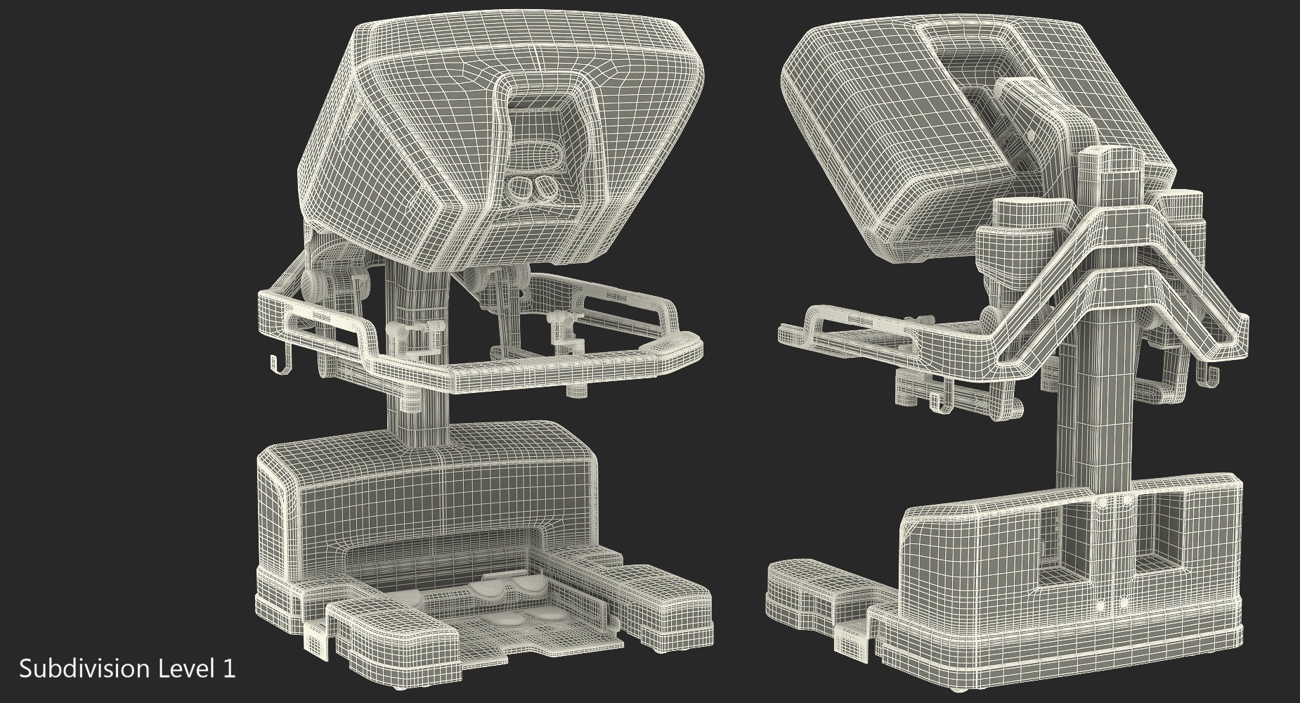 Surgeon console da vinci 3D model - TurboSquid 1234460