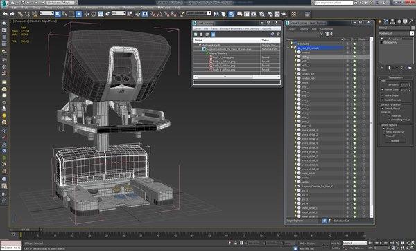 Surgeon console da vinci 3D model - TurboSquid 1234460