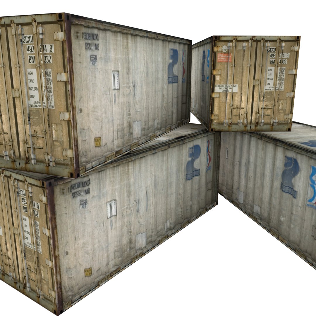 Cargo Container 3ds