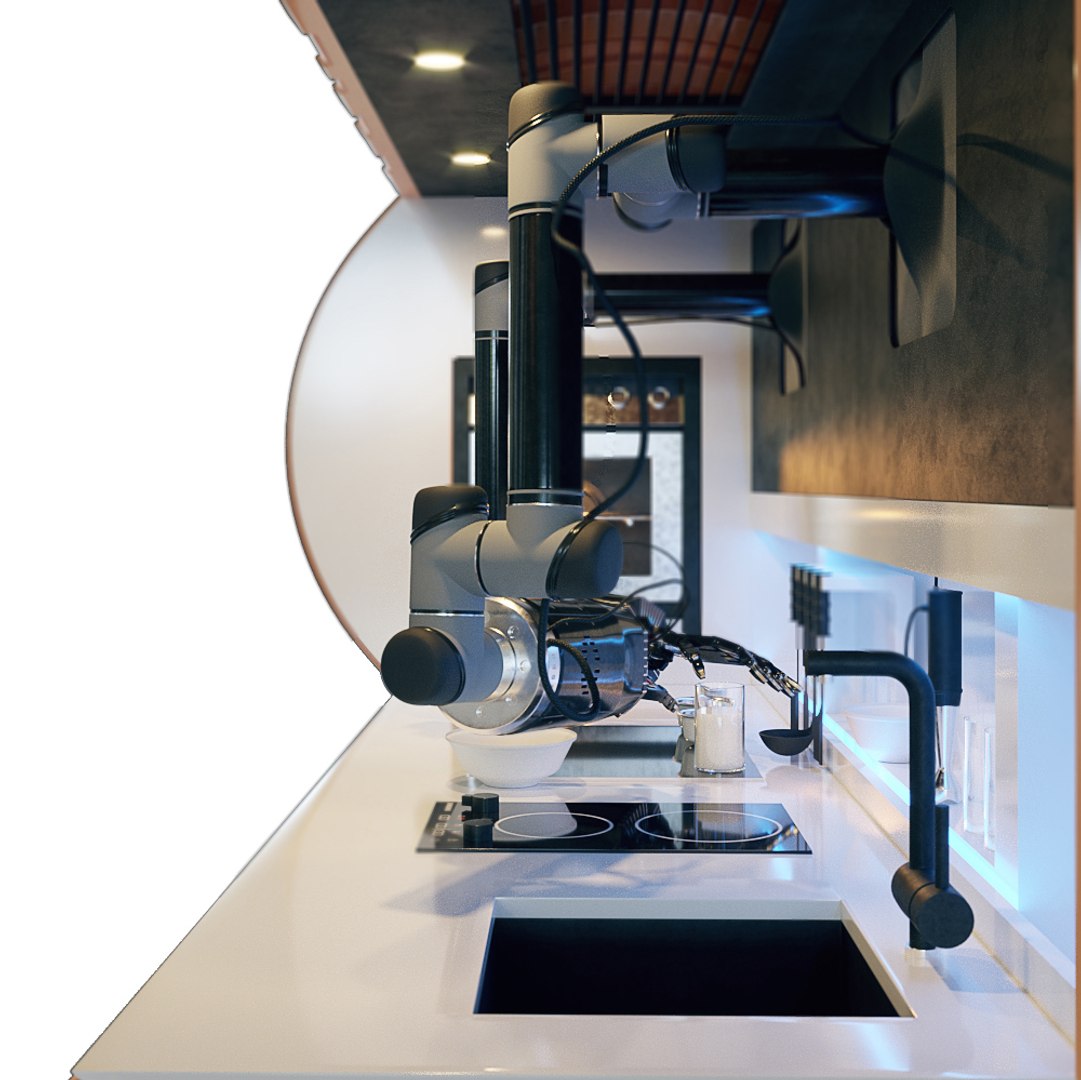 Kitchen Robot Robo 3D Model - TurboSquid 1269636