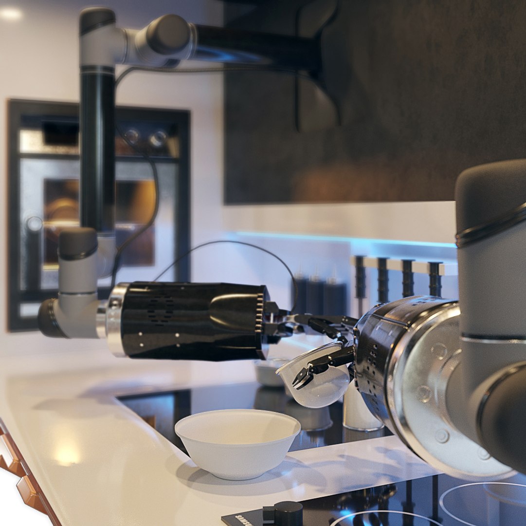 Kitchen Robot Robo 3D Model - TurboSquid 1269636