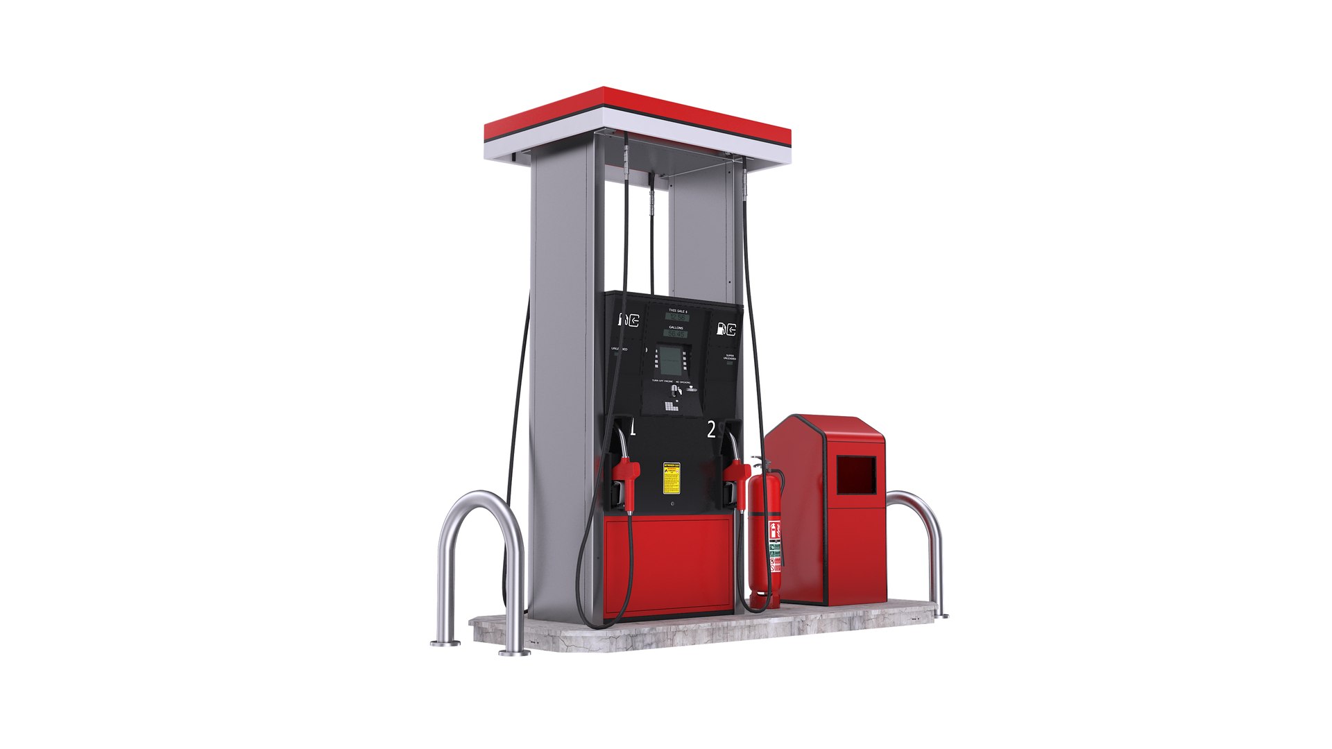 3D Model Fuel Dispencers Collection - TurboSquid 1965176