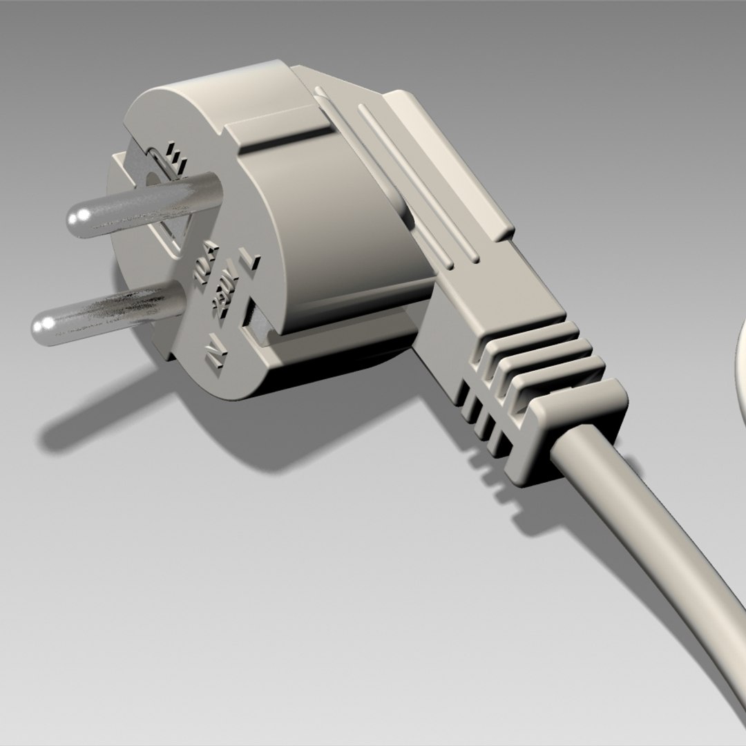 Electric Plug 3d Model