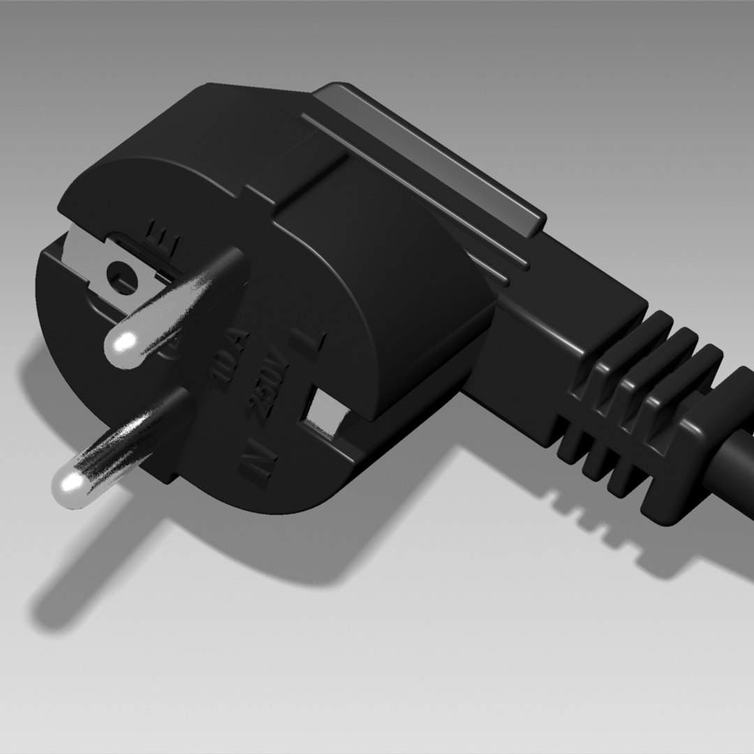Electric Plug 3d Model