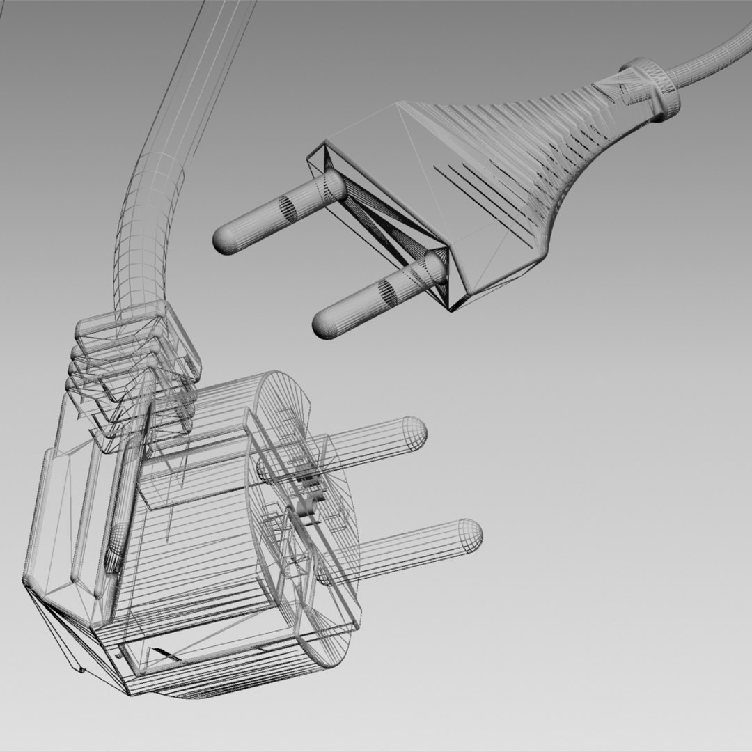 Electric Plug 3d Model