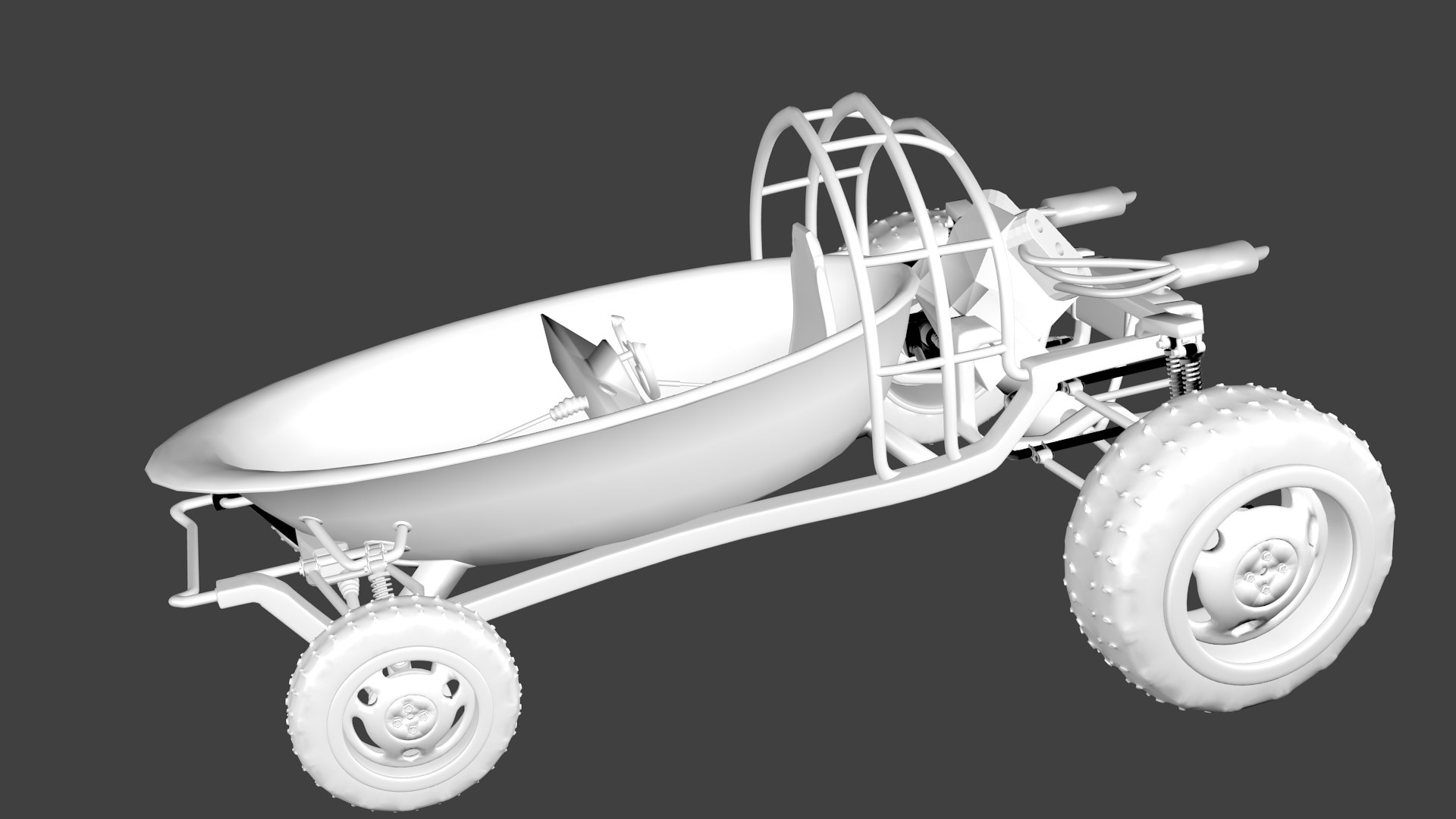 Buggy Bath 3d Model