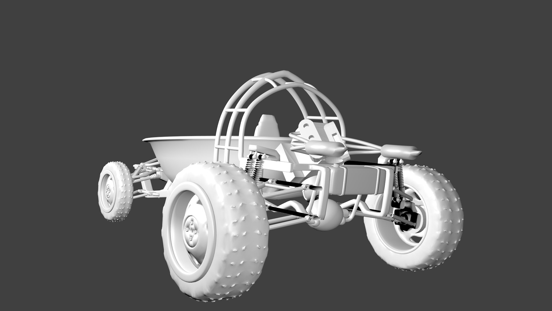 Buggy Bath 3d Model