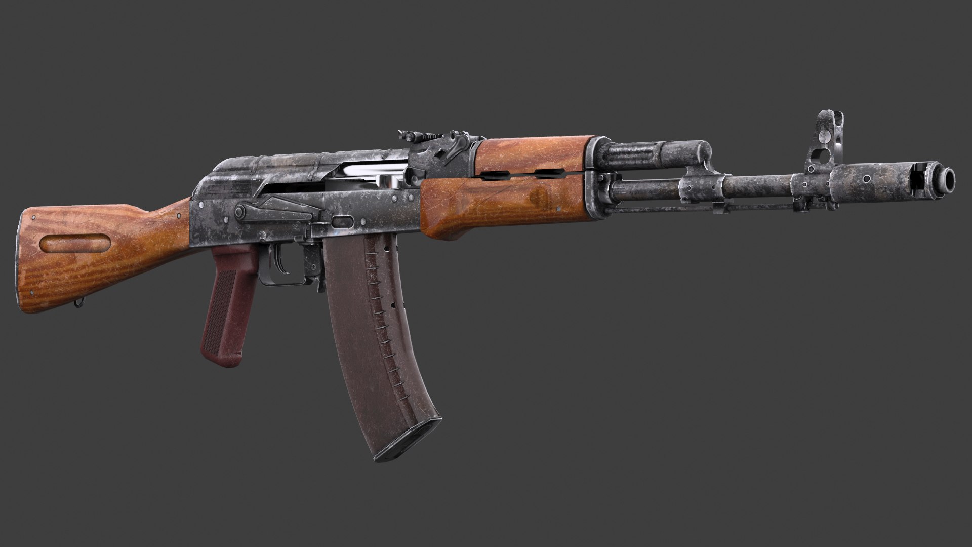 Ak-74n 3D model - TurboSquid 1243167