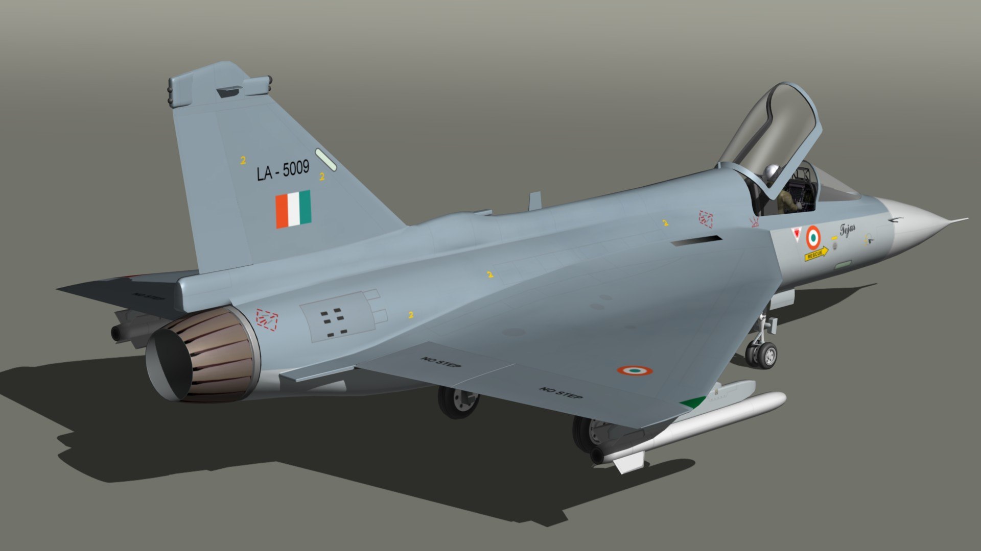 Hal Tejas Model - TurboSquid 1788652