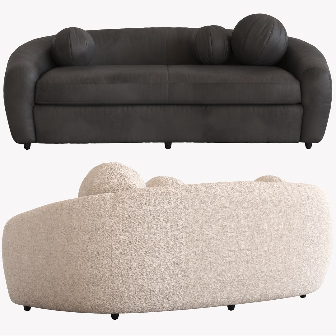 3D Model Coco Republic CR Essentials Atelier Sofa - TurboSquid 2184204