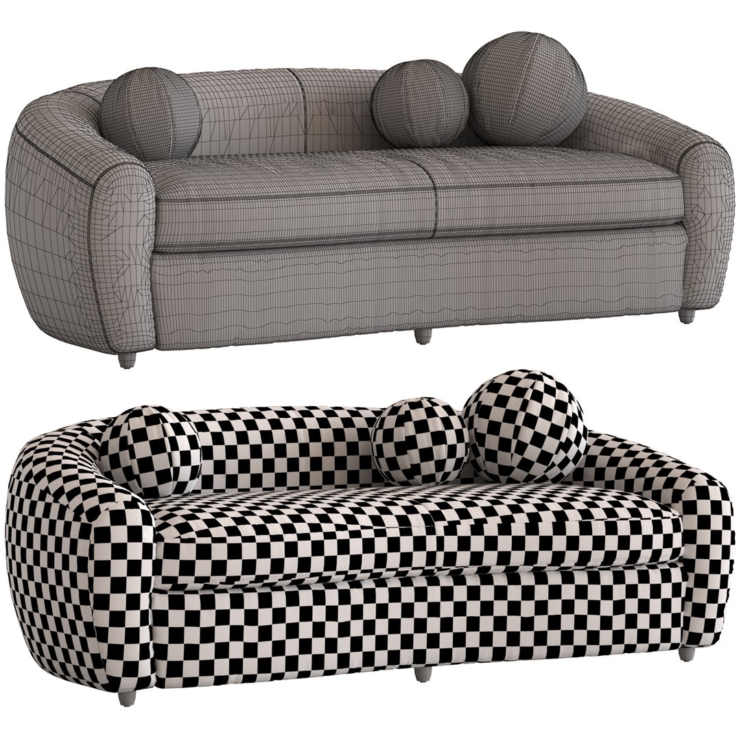 3D Model Coco Republic CR Essentials Atelier Sofa - TurboSquid 2184204
