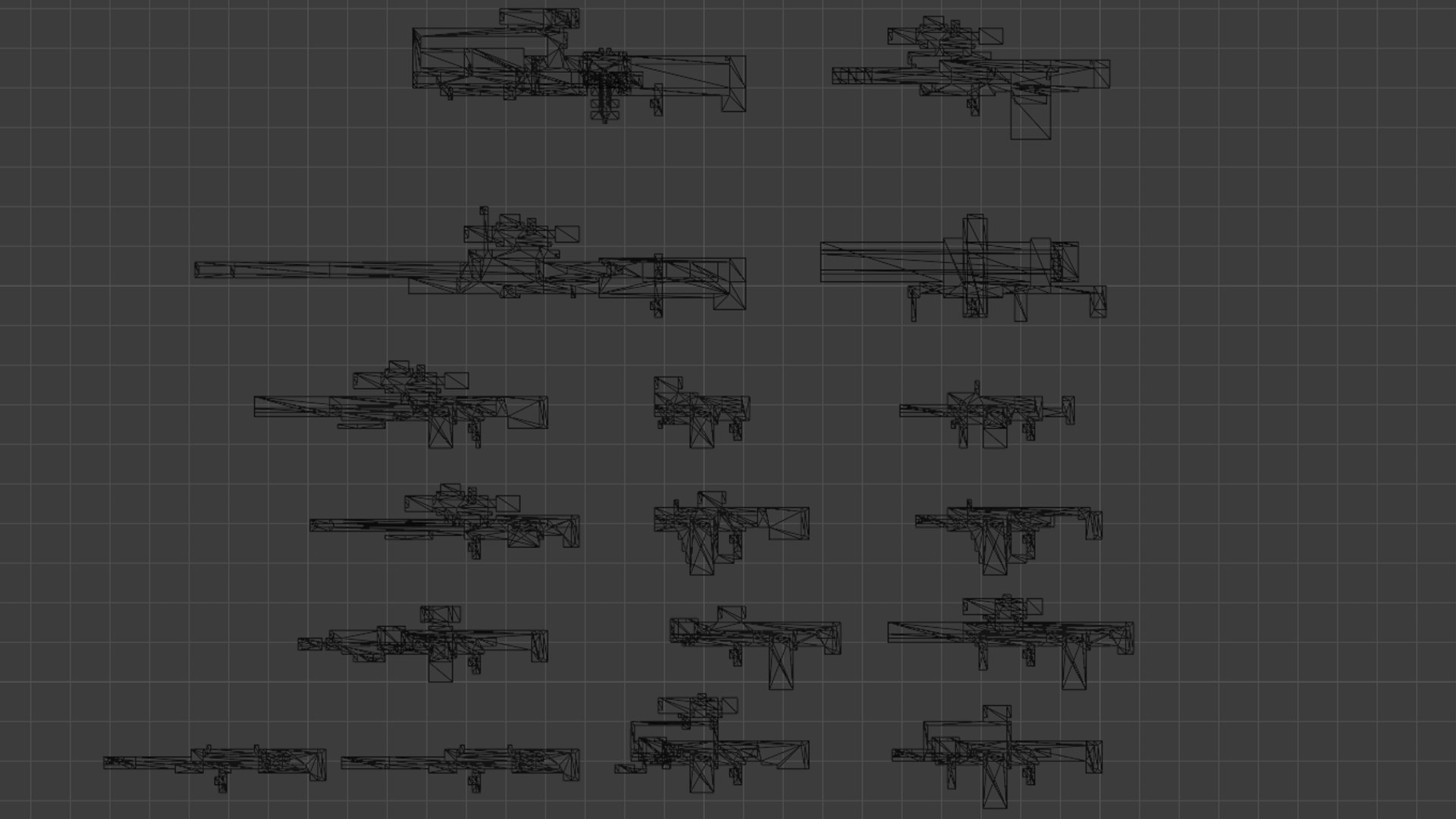 3D Model Voxel Wepon Pack - TurboSquid 1748872