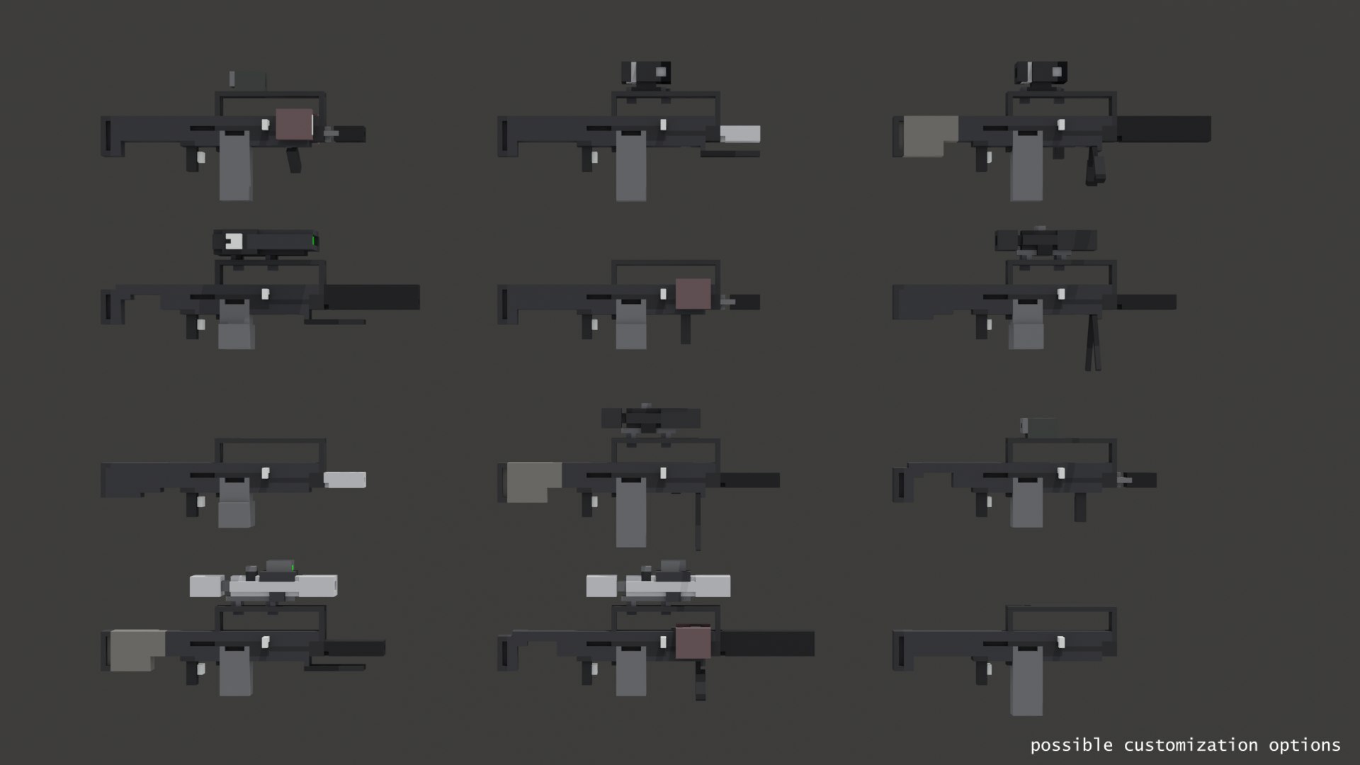 3D Model Voxel Wepon Pack - TurboSquid 1748872