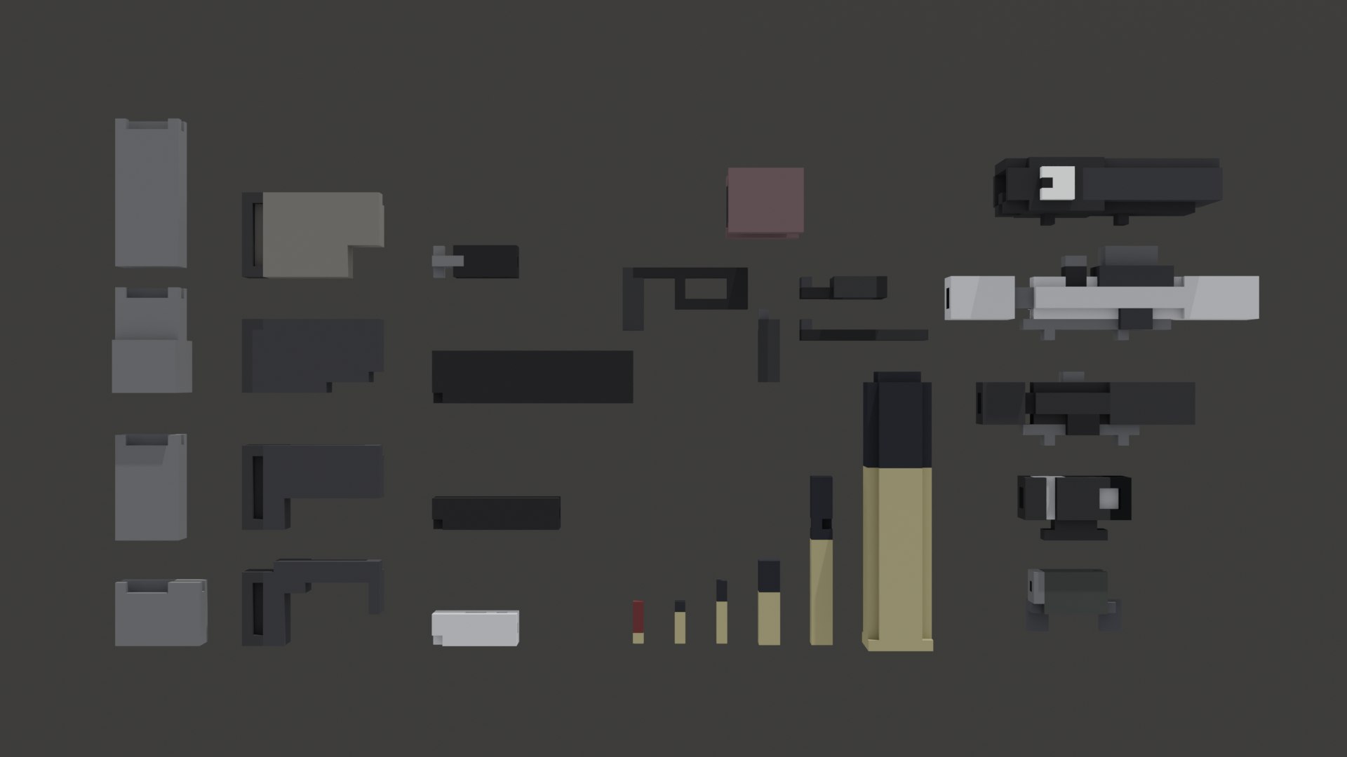 3D Model Voxel Wepon Pack - TurboSquid 1748872