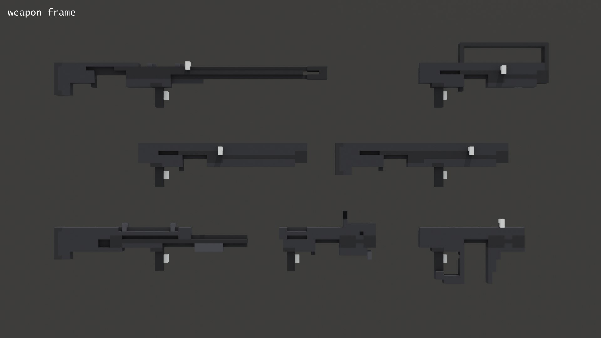 3D Model Voxel Wepon Pack - TurboSquid 1748872