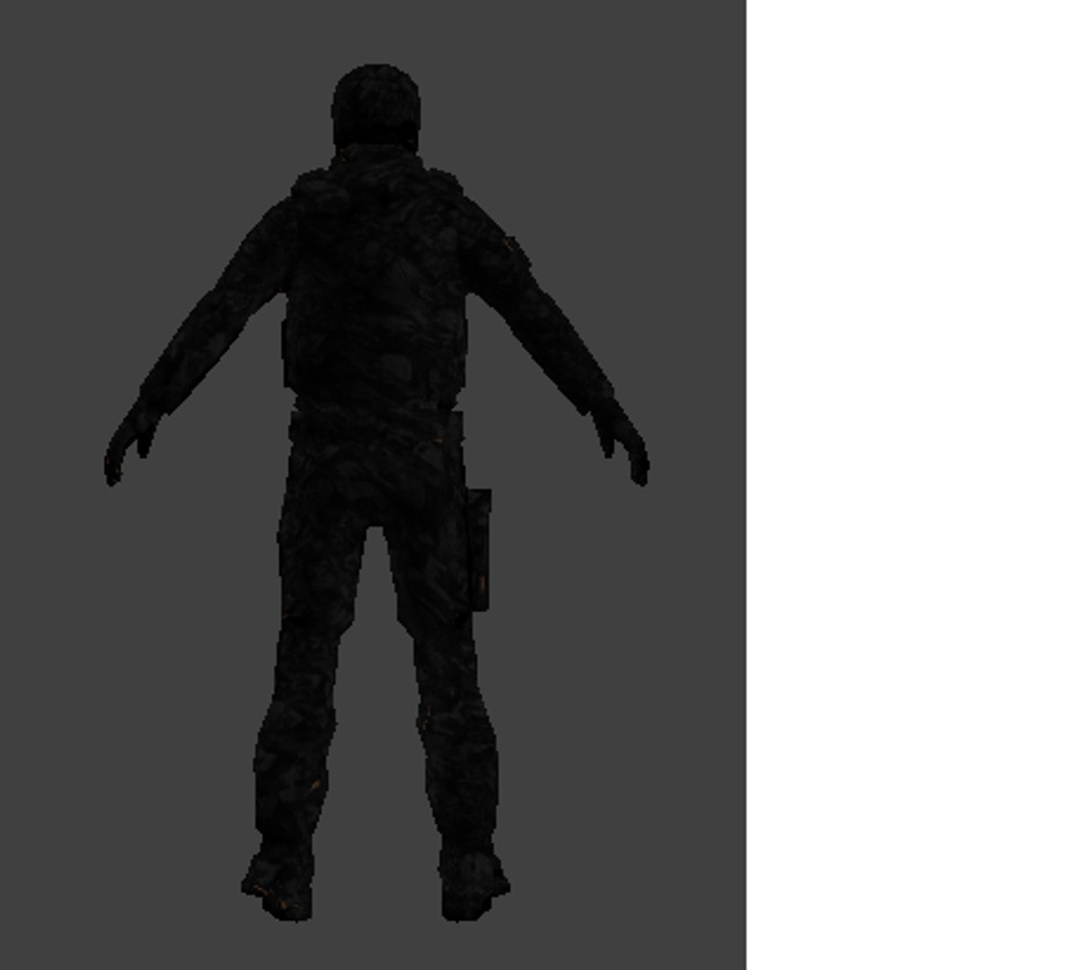 3ds max army character