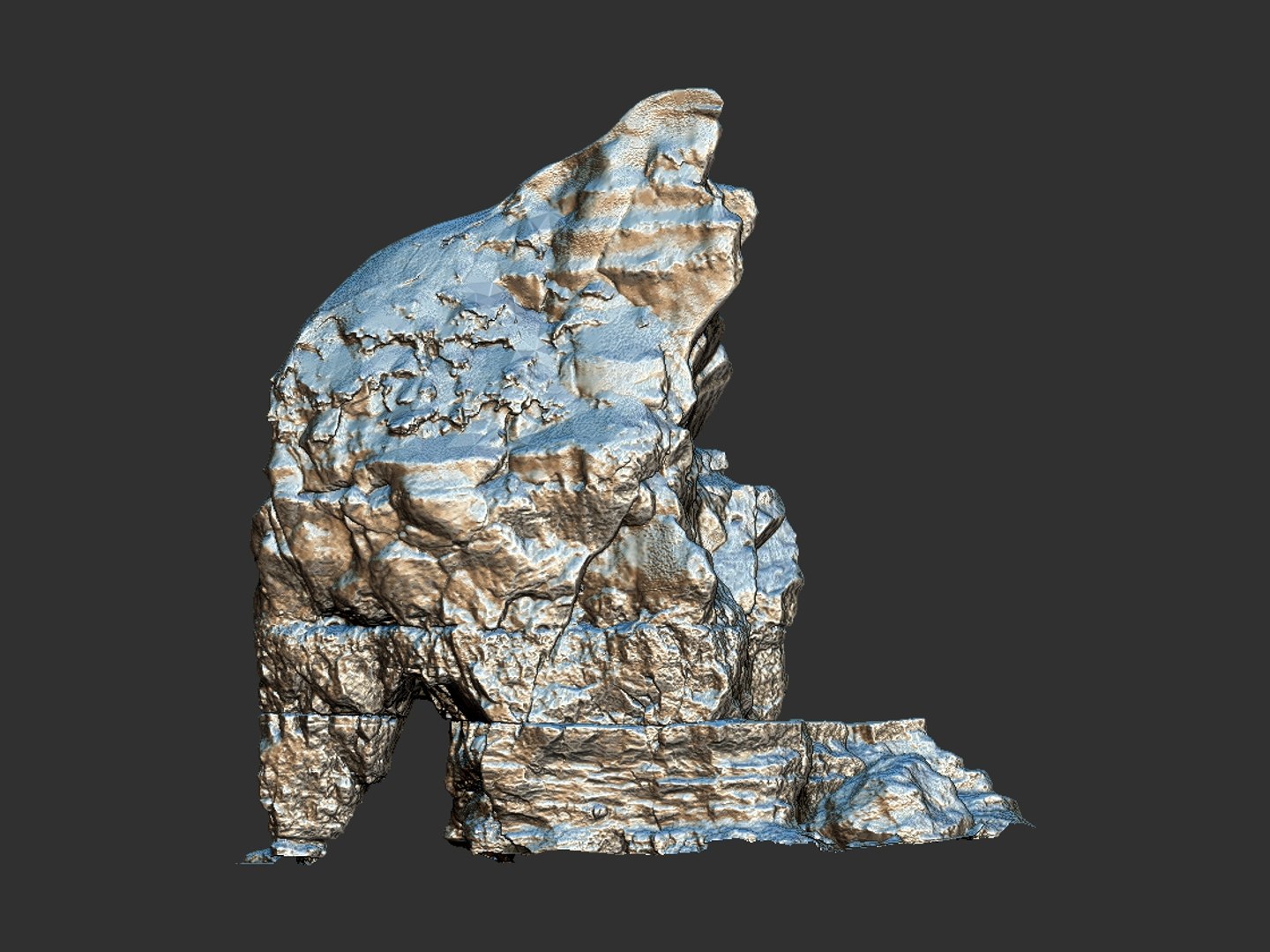 3D rock monument 16k model - TurboSquid 1411227