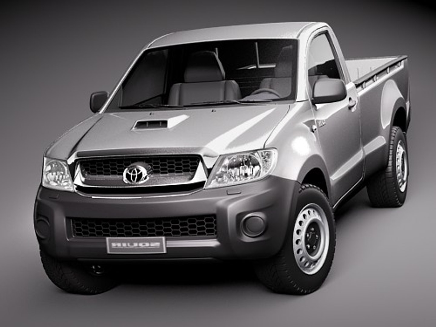 3dsmax toyota hilux single cab