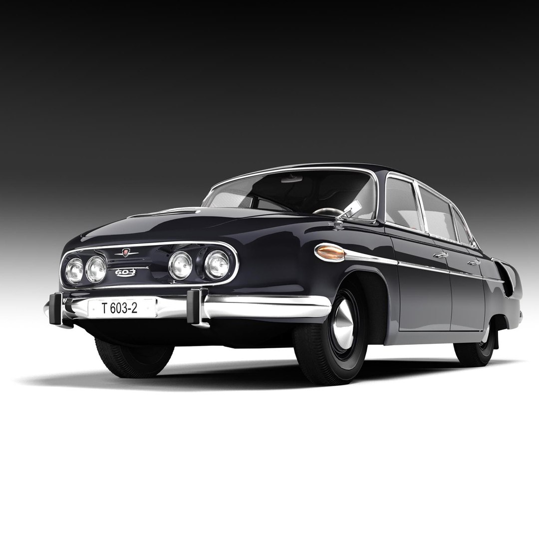 Tatra 603 Luxury Car 3d Model
