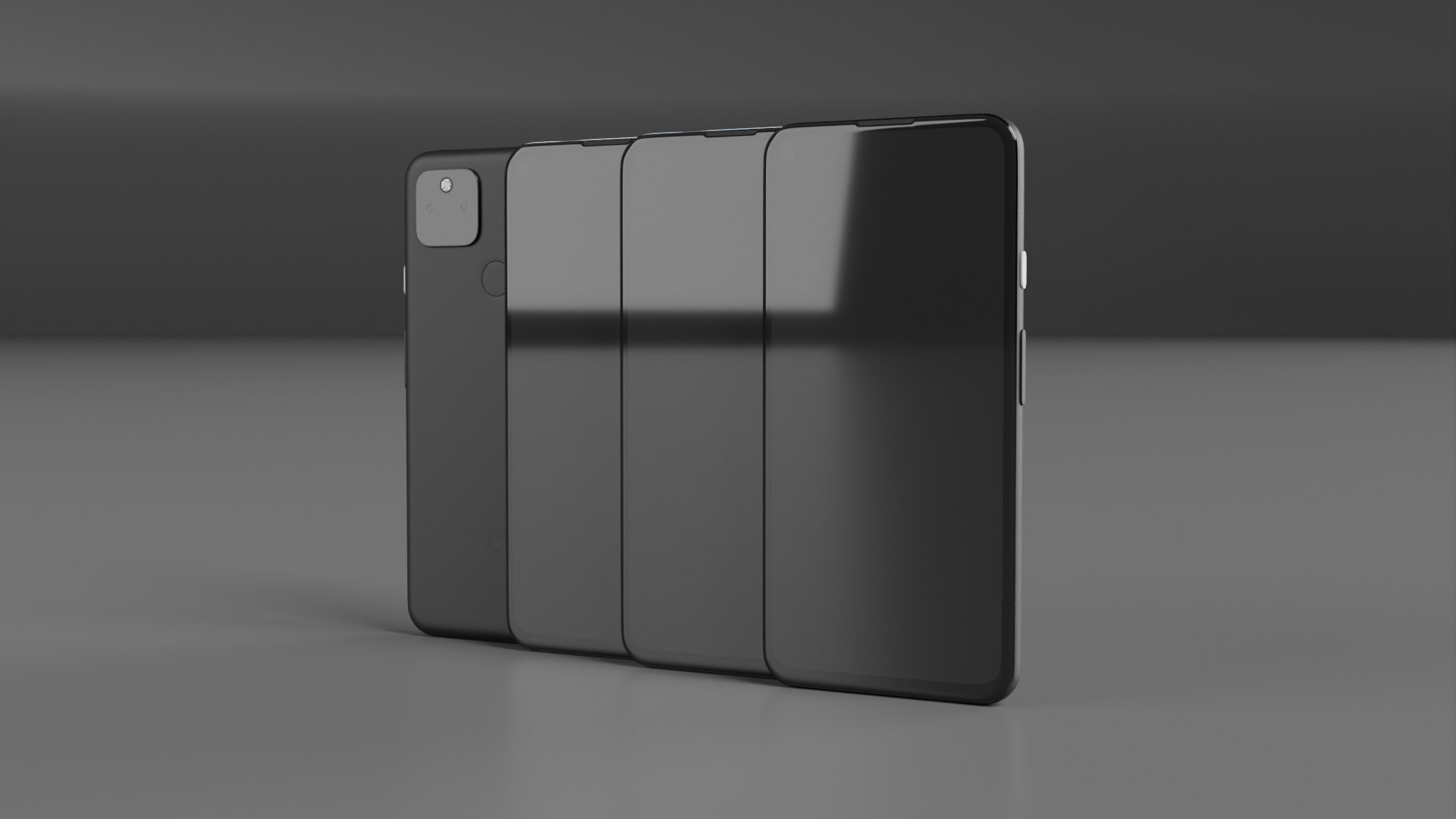 Google Pixel 4a 5G All Colors 3D - TurboSquid 2064402